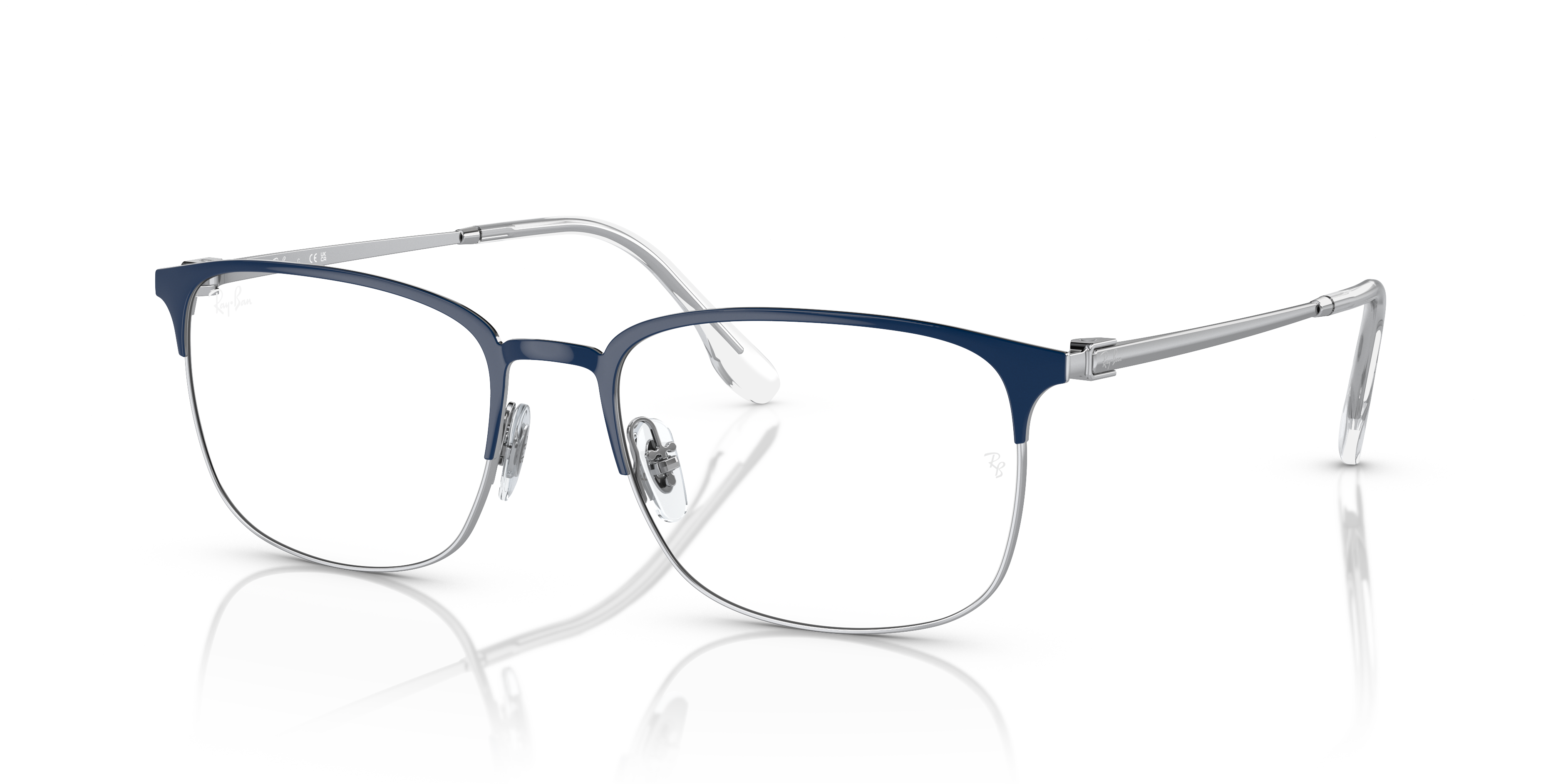 Rb6494 Optics Eyeglasses with Blue On Silver Frame - RB6494 | Ray-Ban® US