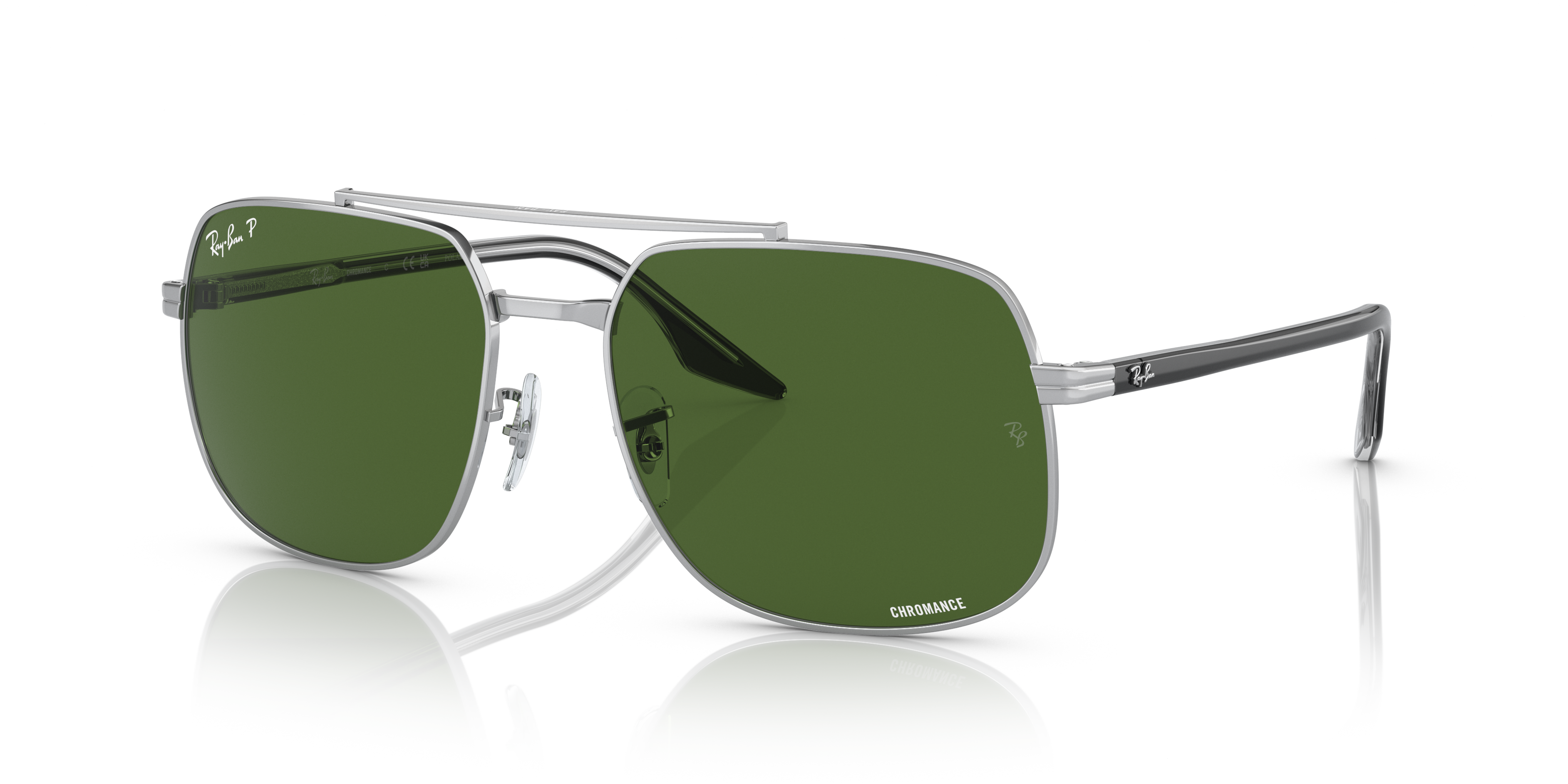 Rb3699 Sunglasses in Silver and Dark Green - RB3699 | Ray-Ban® US