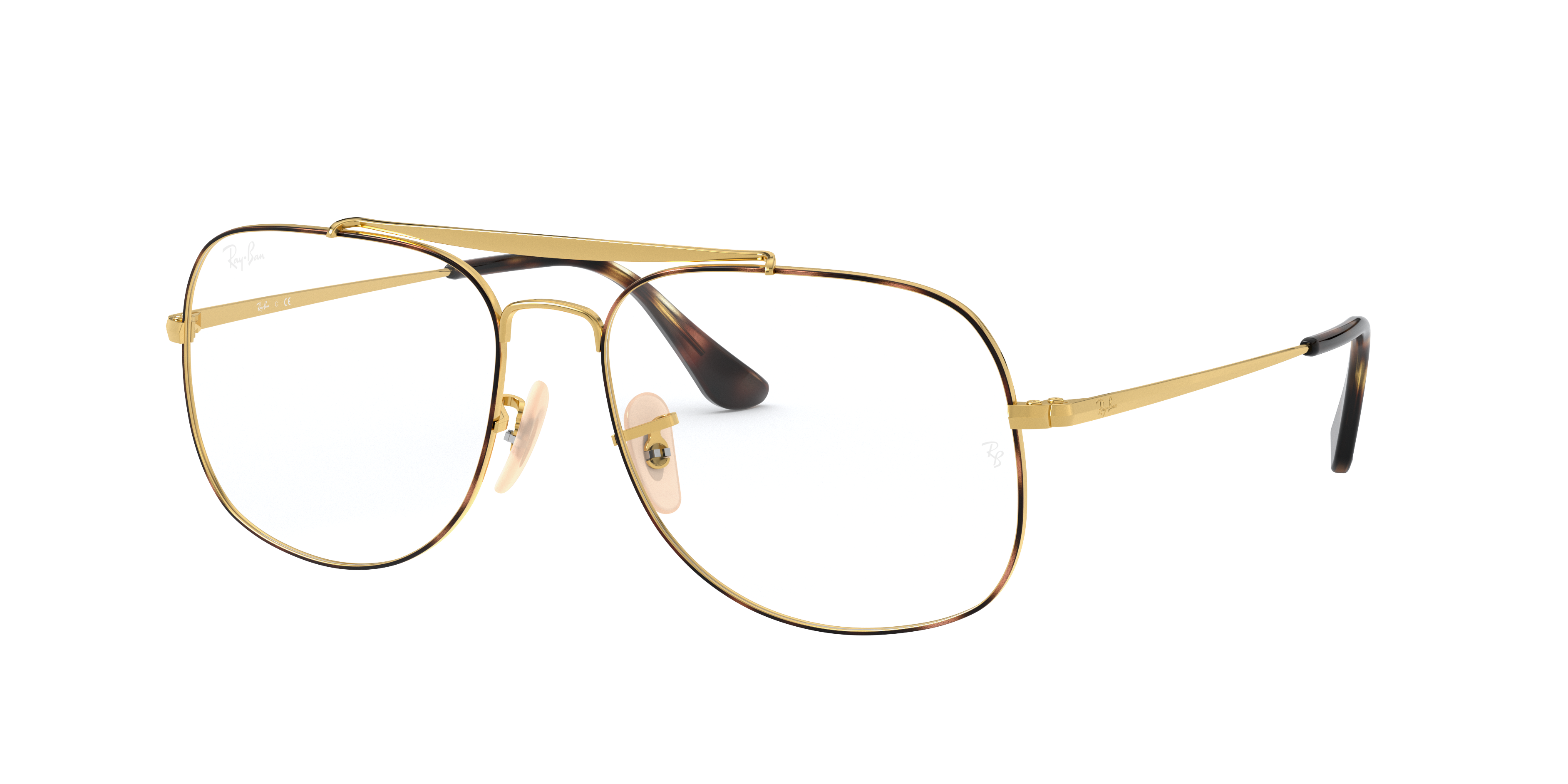 General Optics Eyeglasses with Havana On Gold Frame - RB6389 | Ray-Ban®