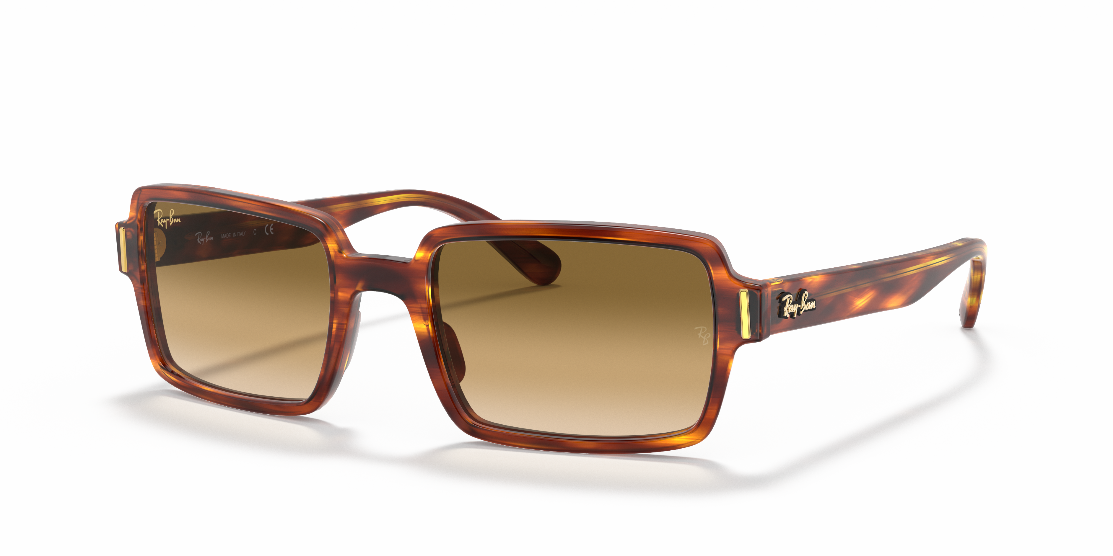Benji Sunglasses in Striped Havana and Brown - RB2189 | Ray-Ban® US