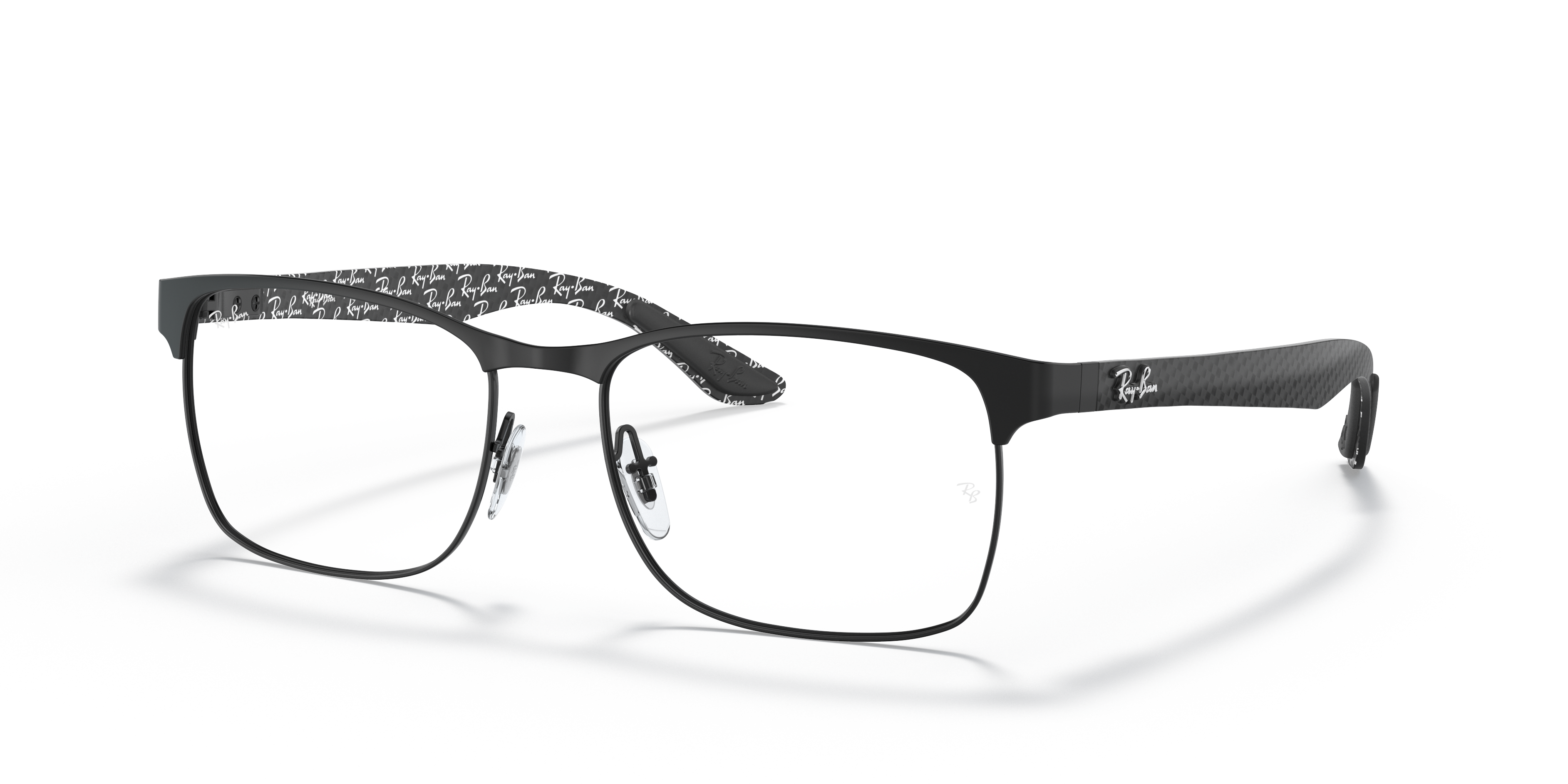 Rb8416 Optics Eyeglasses with Matte Black Frame (55-17) - RB8416 | Ray ...