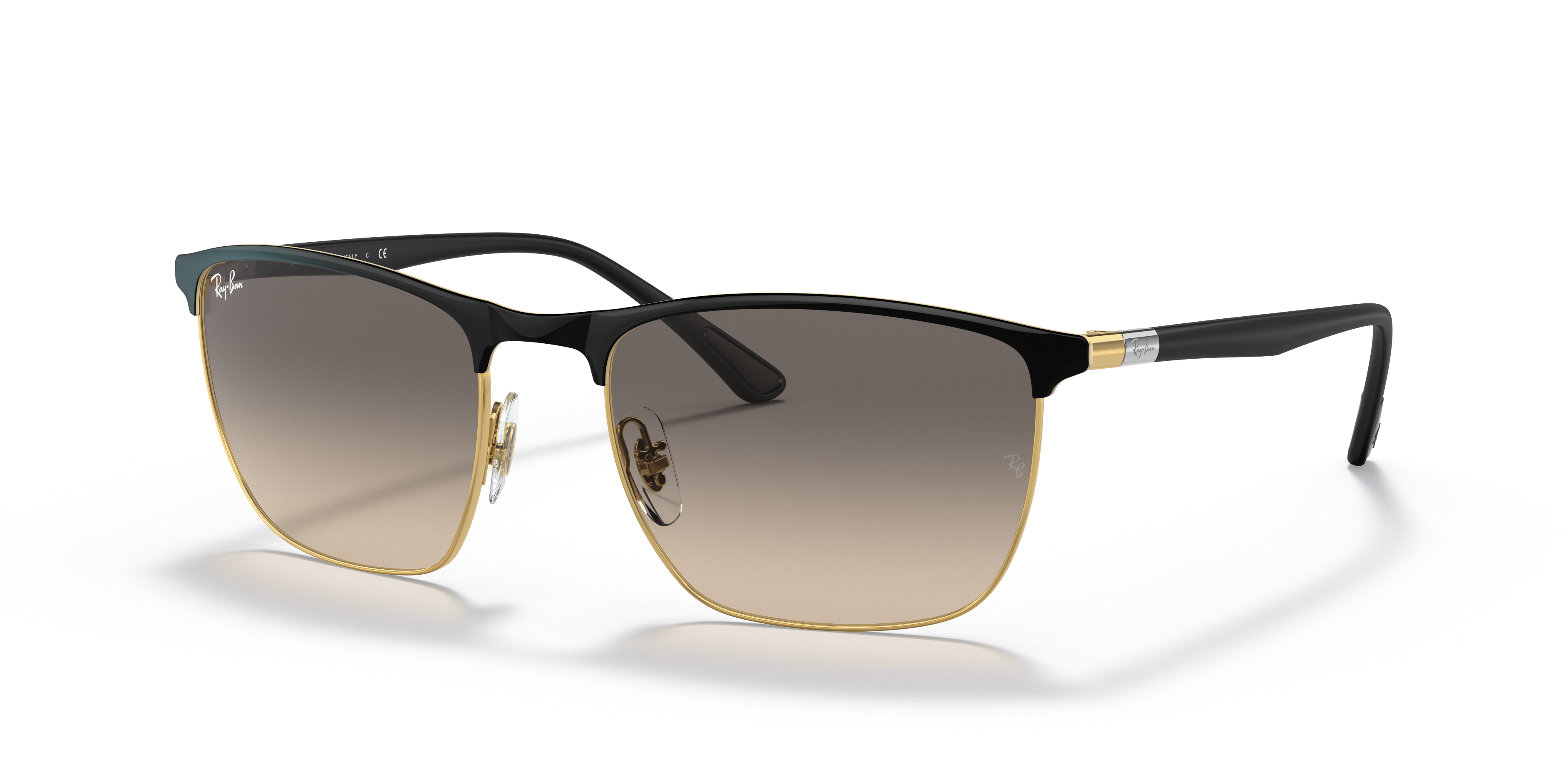 Rb3686 Sunglasses in Black On Gold and Clear Grey - RB3686 | Ray-Ban® US