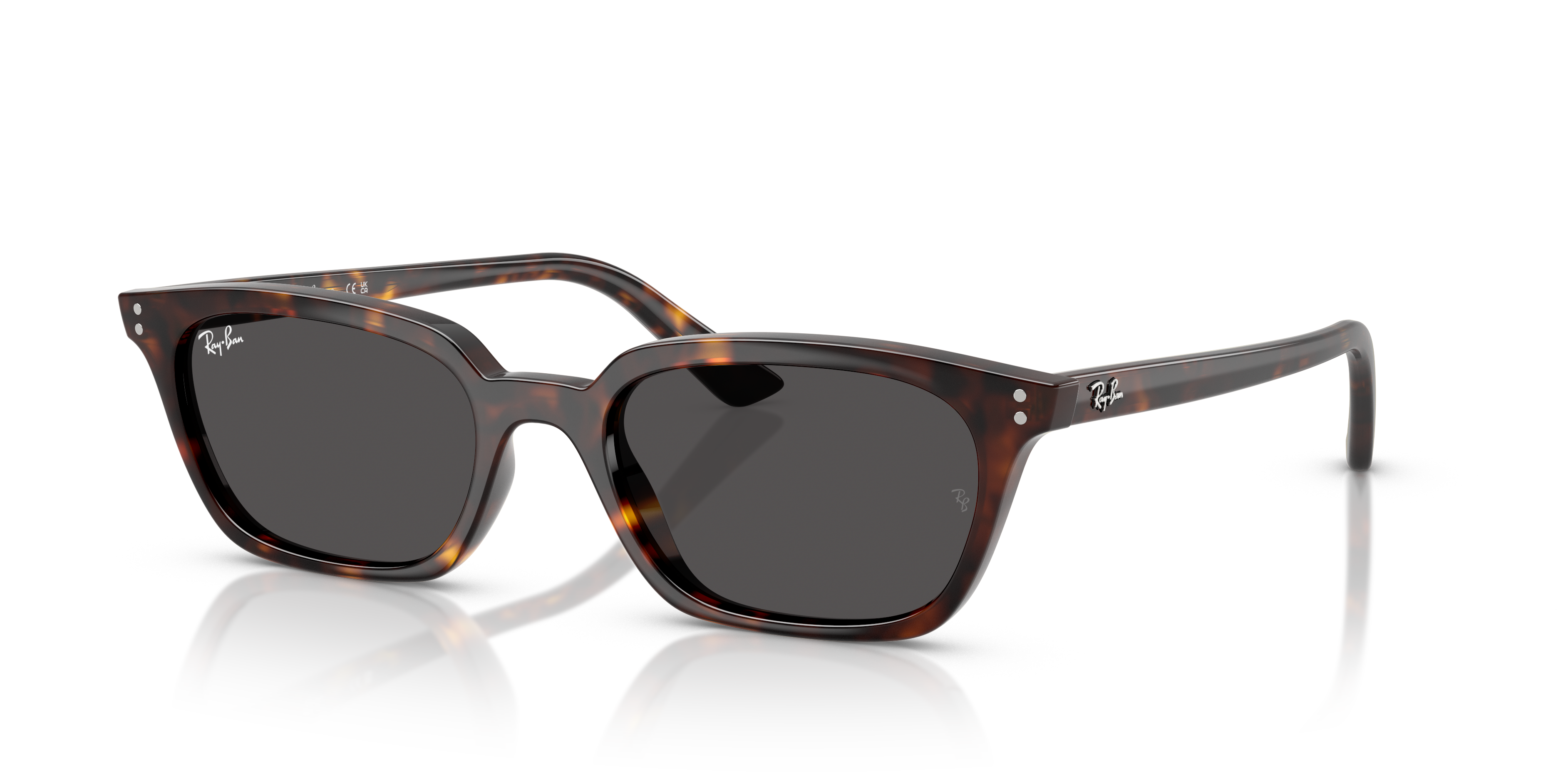 Zaya Bio-based Sunglasses in Havana and Cinzento-escuro - RB4456 | Ray ...