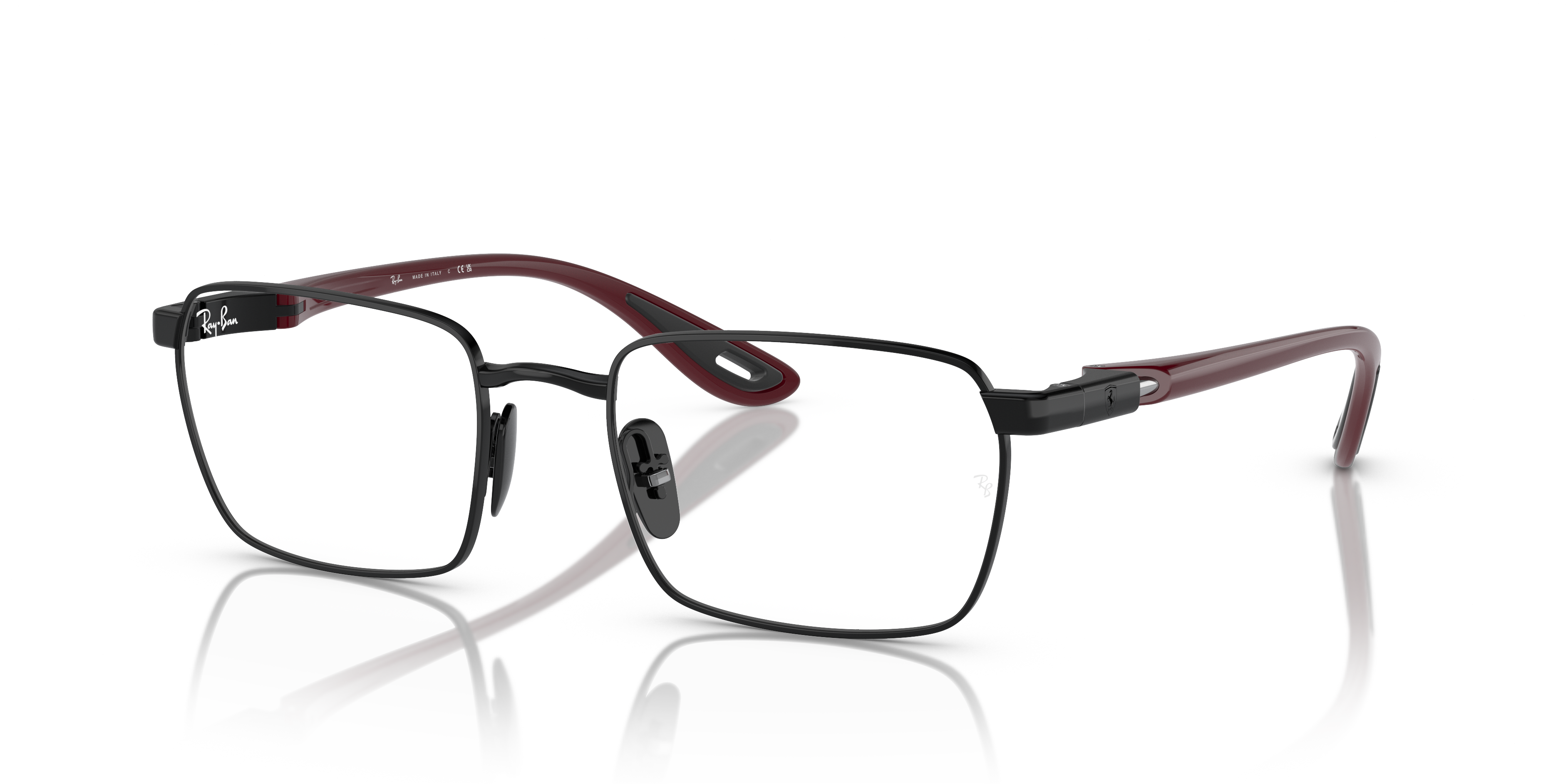 Rb6507m Optics Scuderia Ferrari Collection Eyeglasses with Black Frame ...