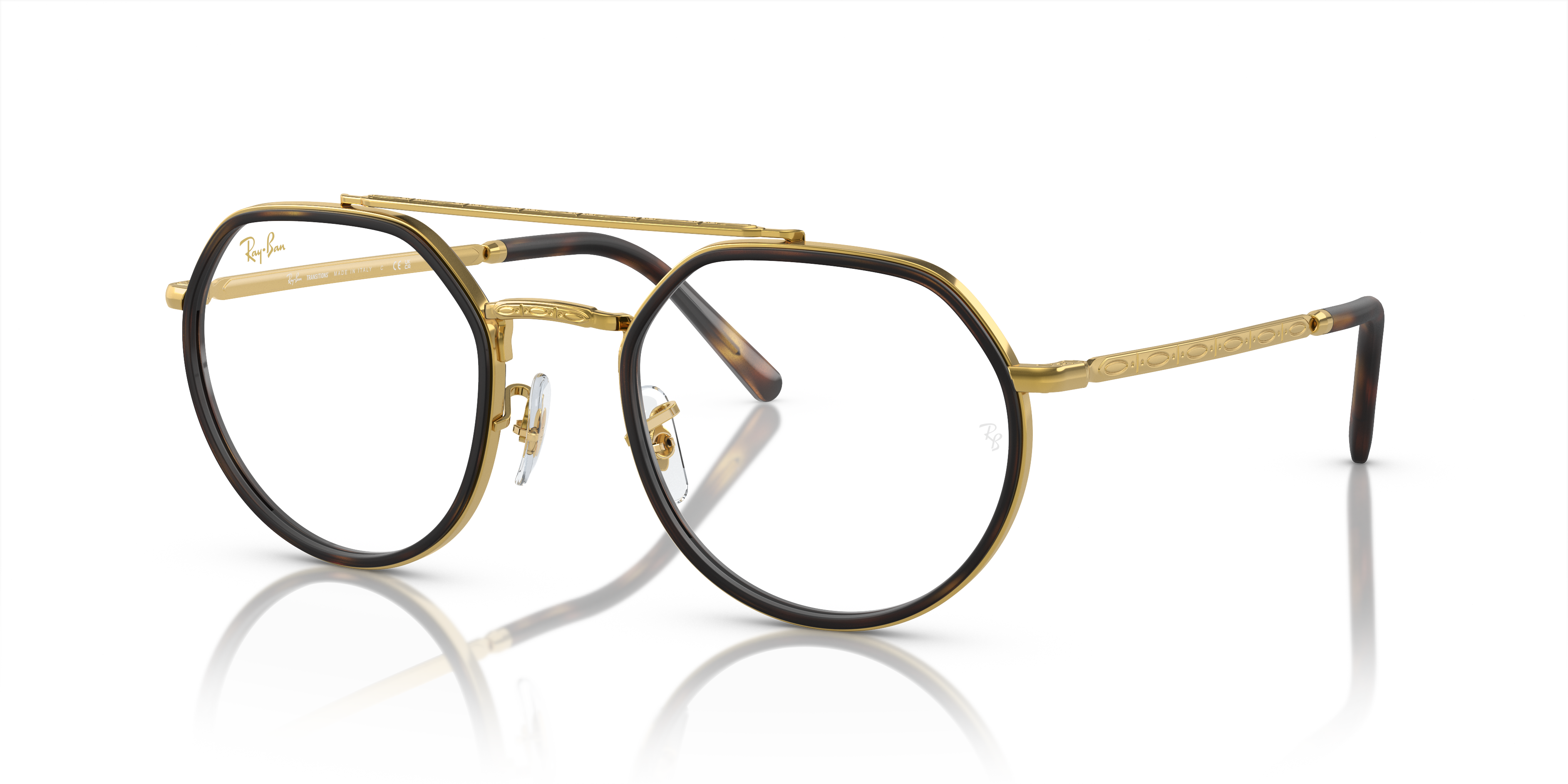 Rb3765 Transitions® Sunglasses in Gold and Clear/Brown - RB3765 | Ray ...