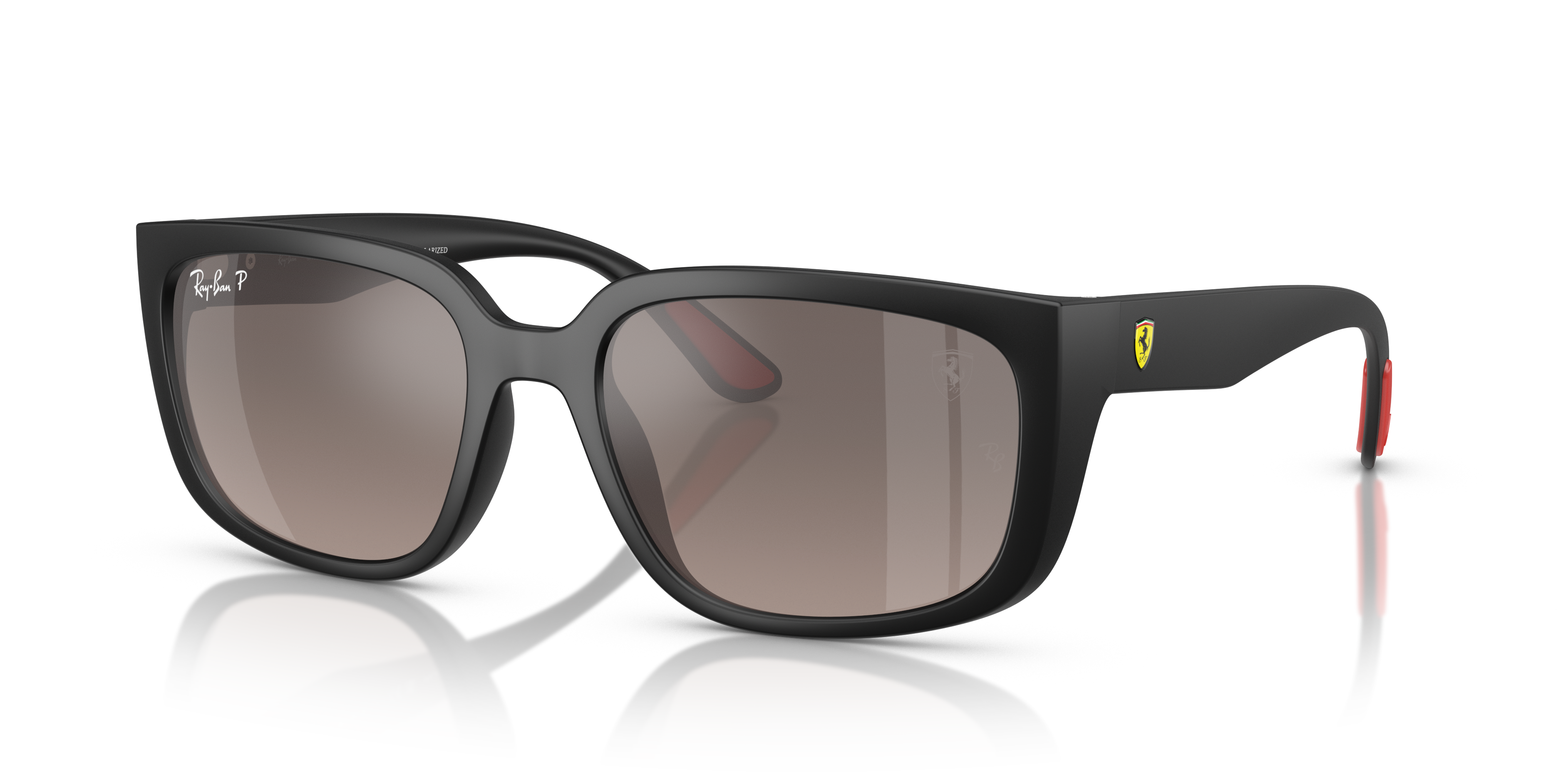 Rb4443m Scuderia Ferrari Collection Chromance Sunglasses in Black and ...