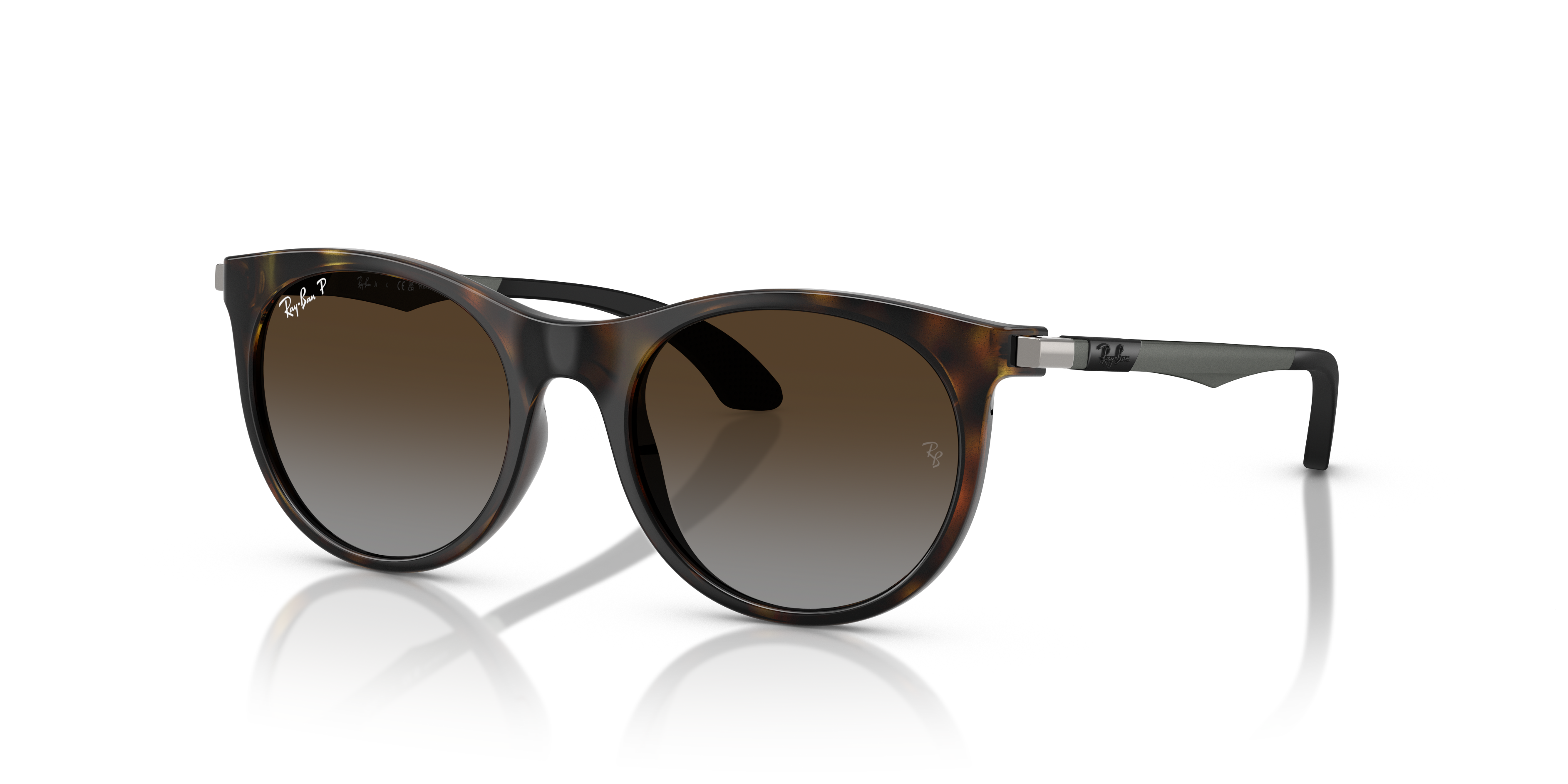 Rb9082s Kids Sunglasses in Havana and Light Grey Brown - RB9082S | Ray ...