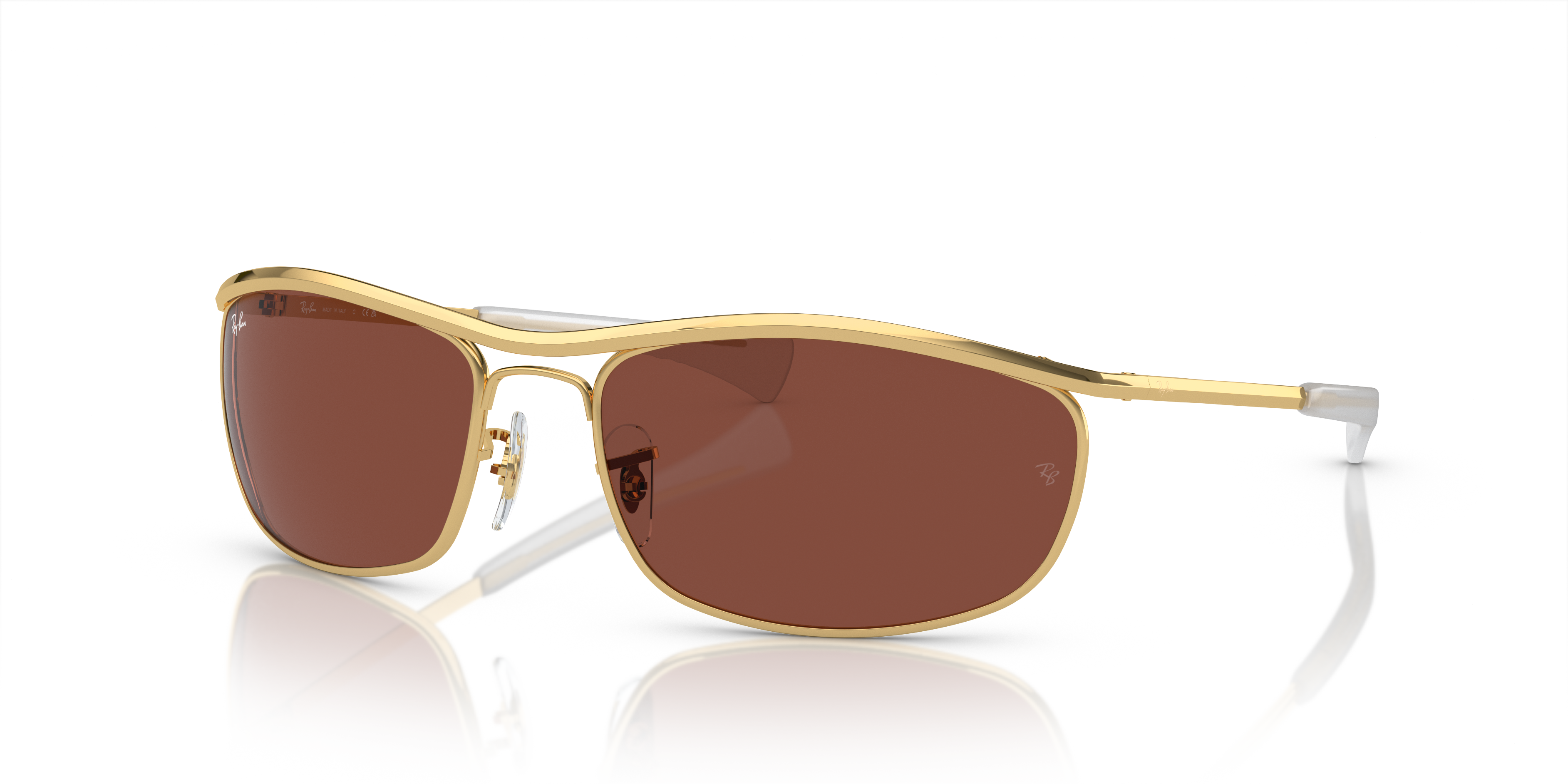 Olympian I Deluxe Sunglasses in Arista Gold and Red - RB3119M | Ray-Ban® US