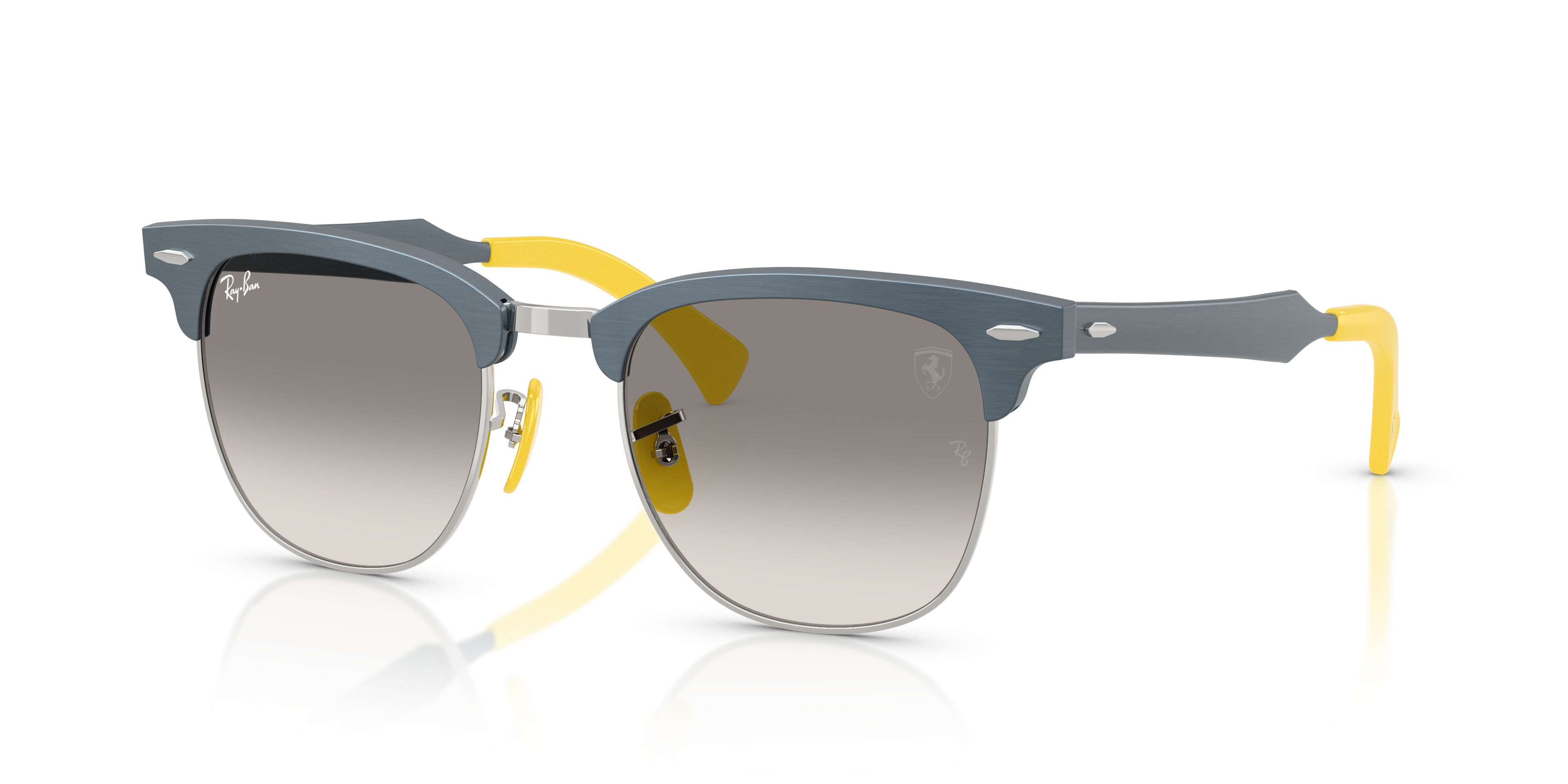 Rb3807m Scuderia Ferrari Collection Les lunettes de soleil Bleu brossé ...