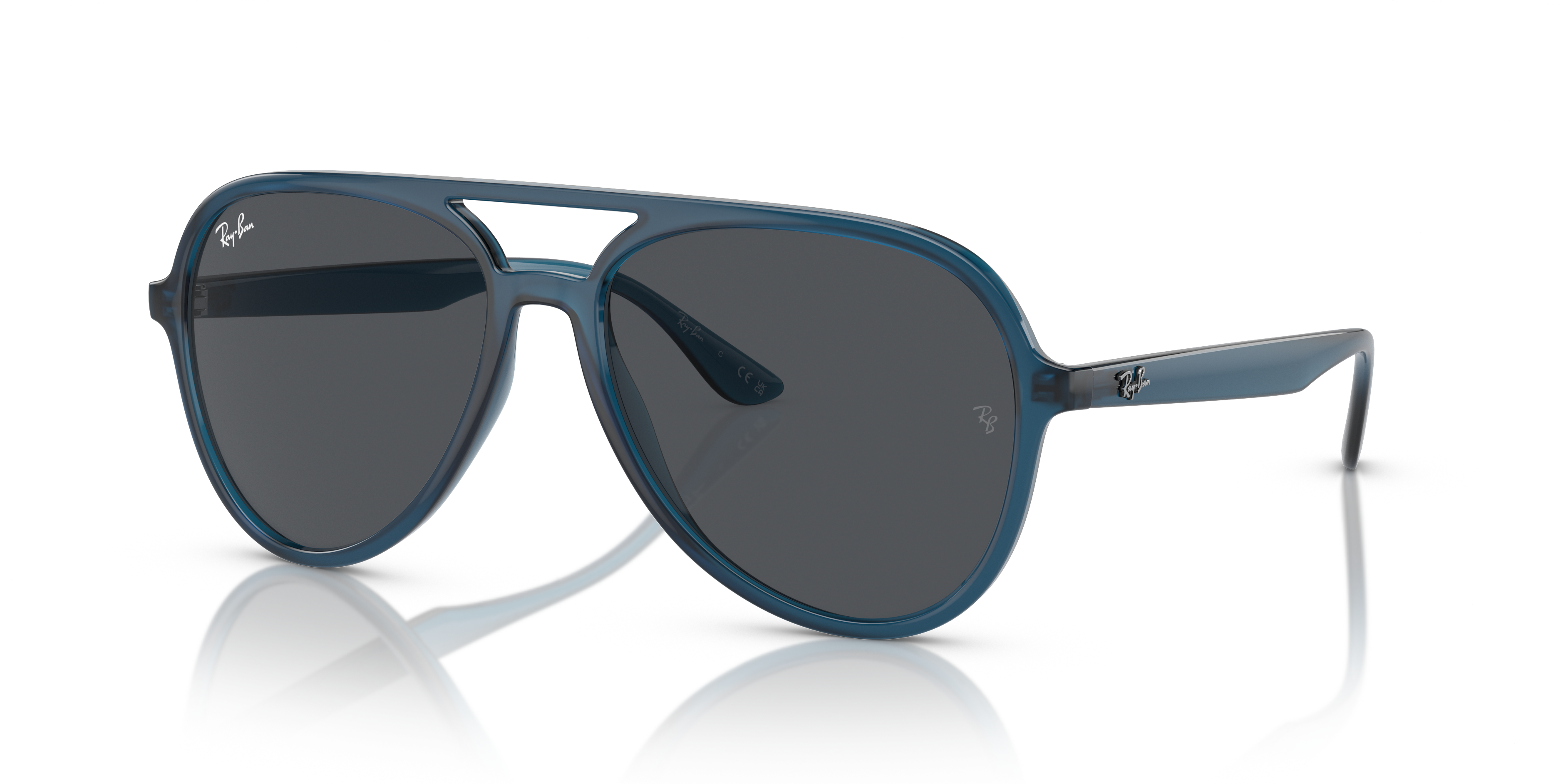 Rb4376 Sunglasses in Opal Dark Blue and Dark Grey - RB4376 | Ray-Ban ...