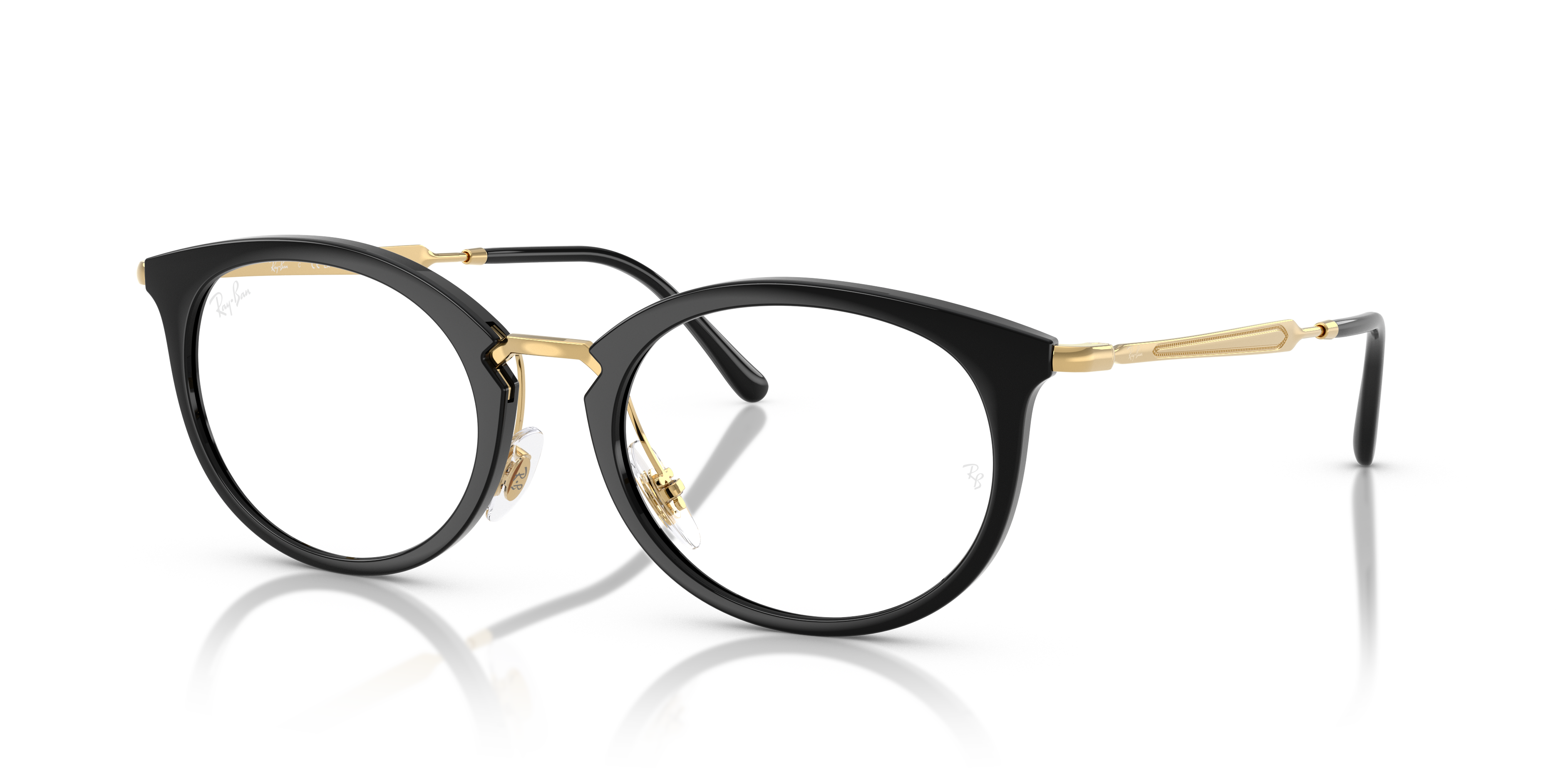 Rb7255 Optics Eyeglasses with Black Frame - RB7255 | Ray-Ban® IE