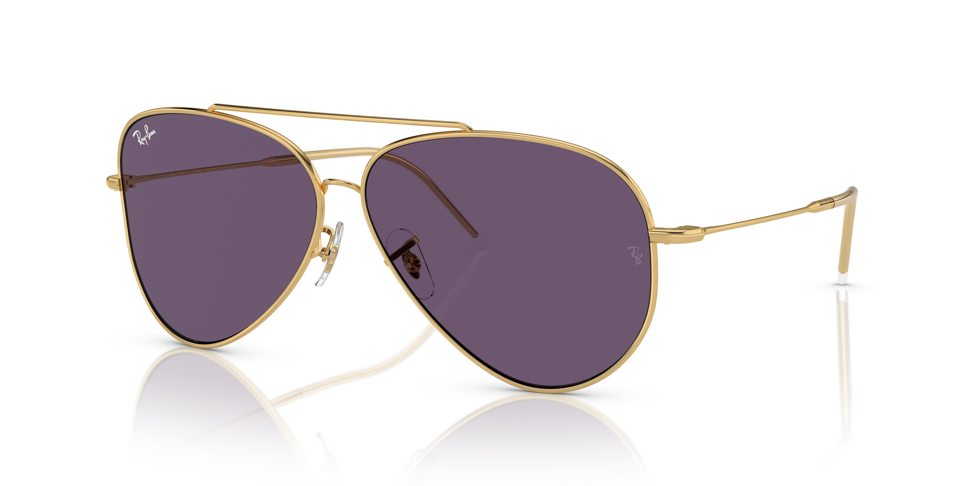 Aviator Reverse Les lunettes de soleil Or Arista en Violet - RBR0101S ...