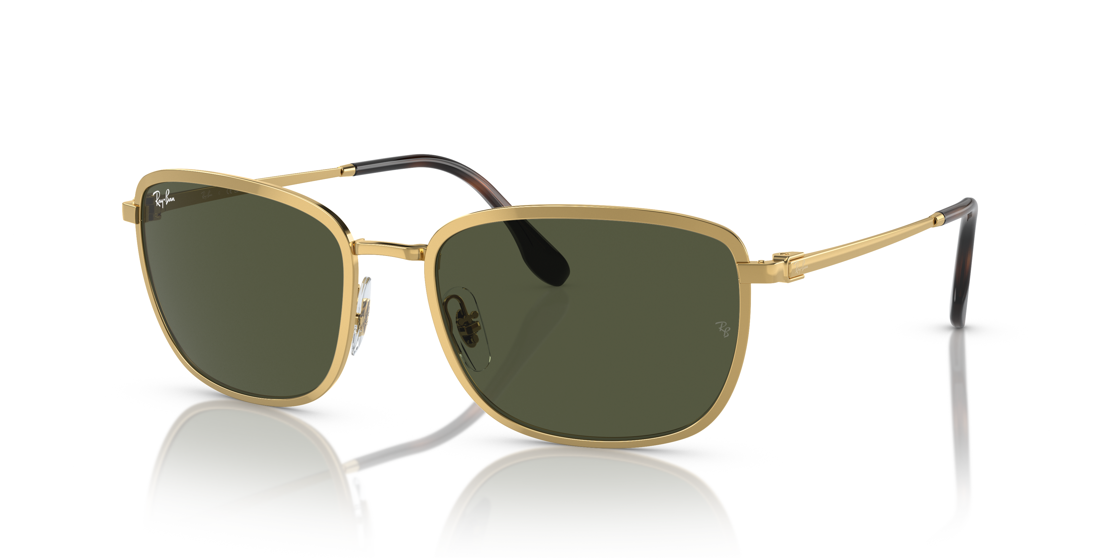 Rb3705 Sunglasses in Arista Gold and Green - RB3705 | Ray-Ban® CA