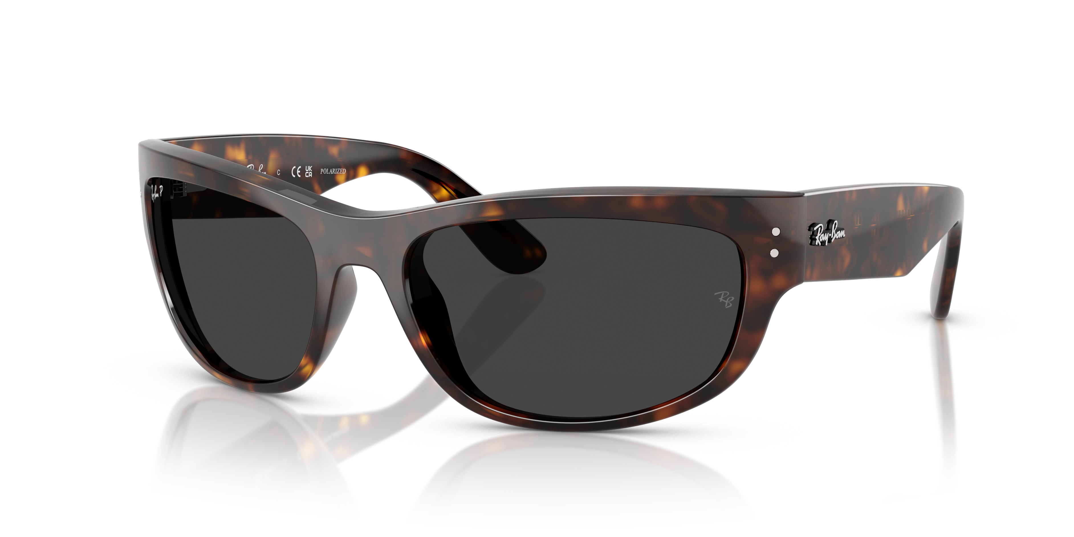 Mega Balorama Sunglasses in Havana and Polar Black - RB2289 | Ray-Ban® AU