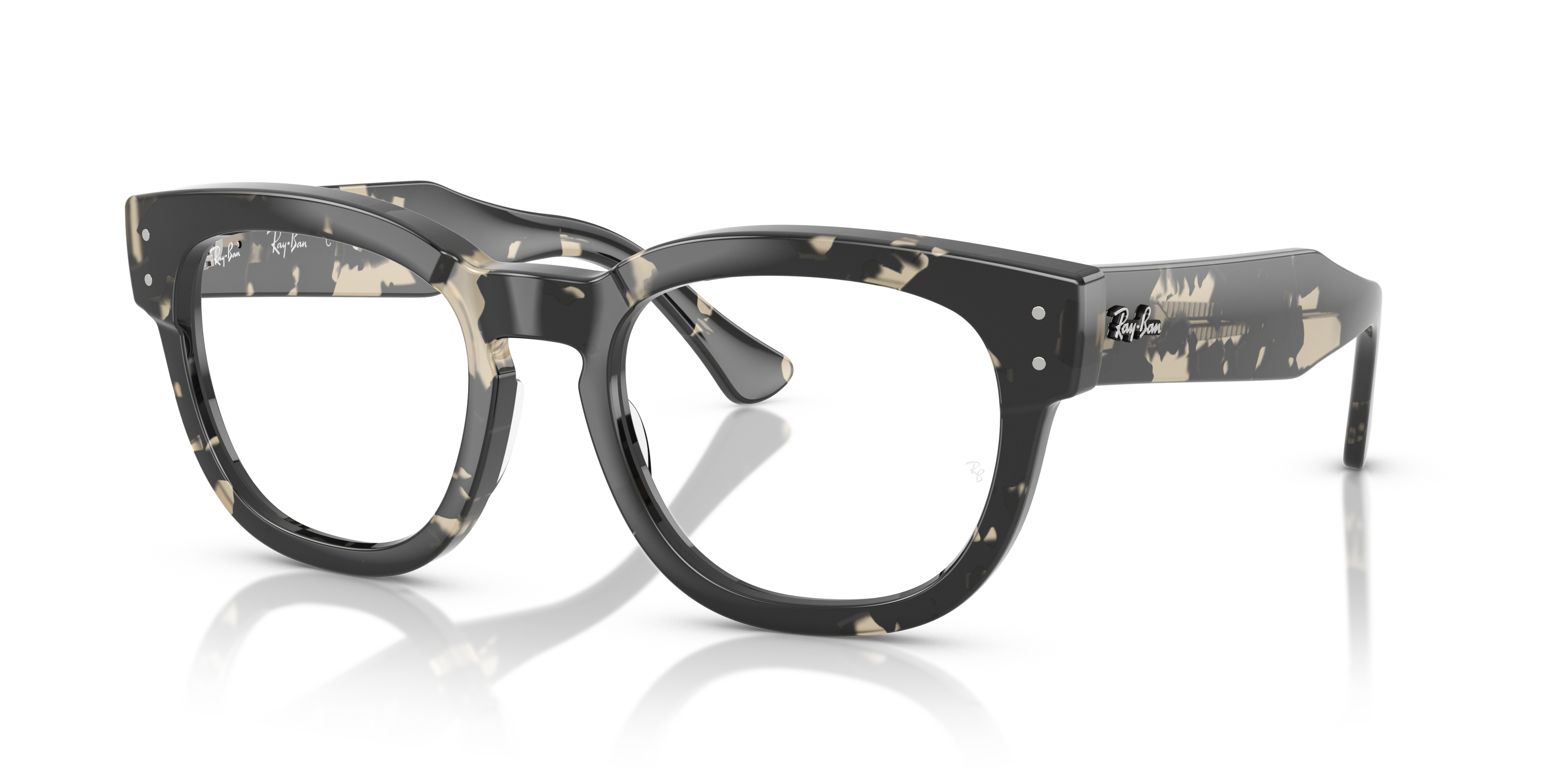 Mega Hawkeye Optics Eyeglasses with Grey Havana Frame - RB0298V | Ray ...