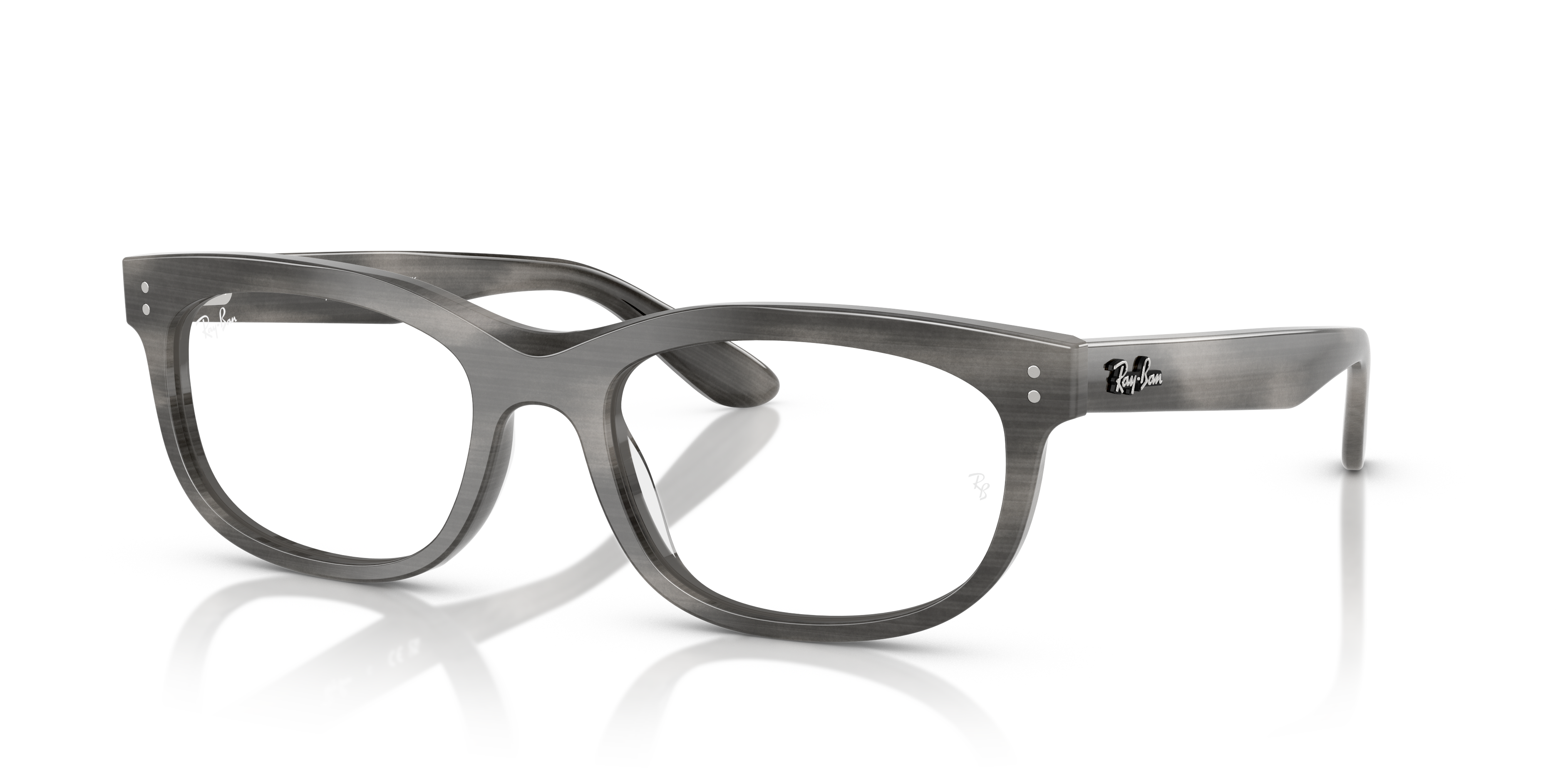 Balorette Optics Brillen mit Grau gestreift Rahmen - RB5489 | Ray-Ban® AT
