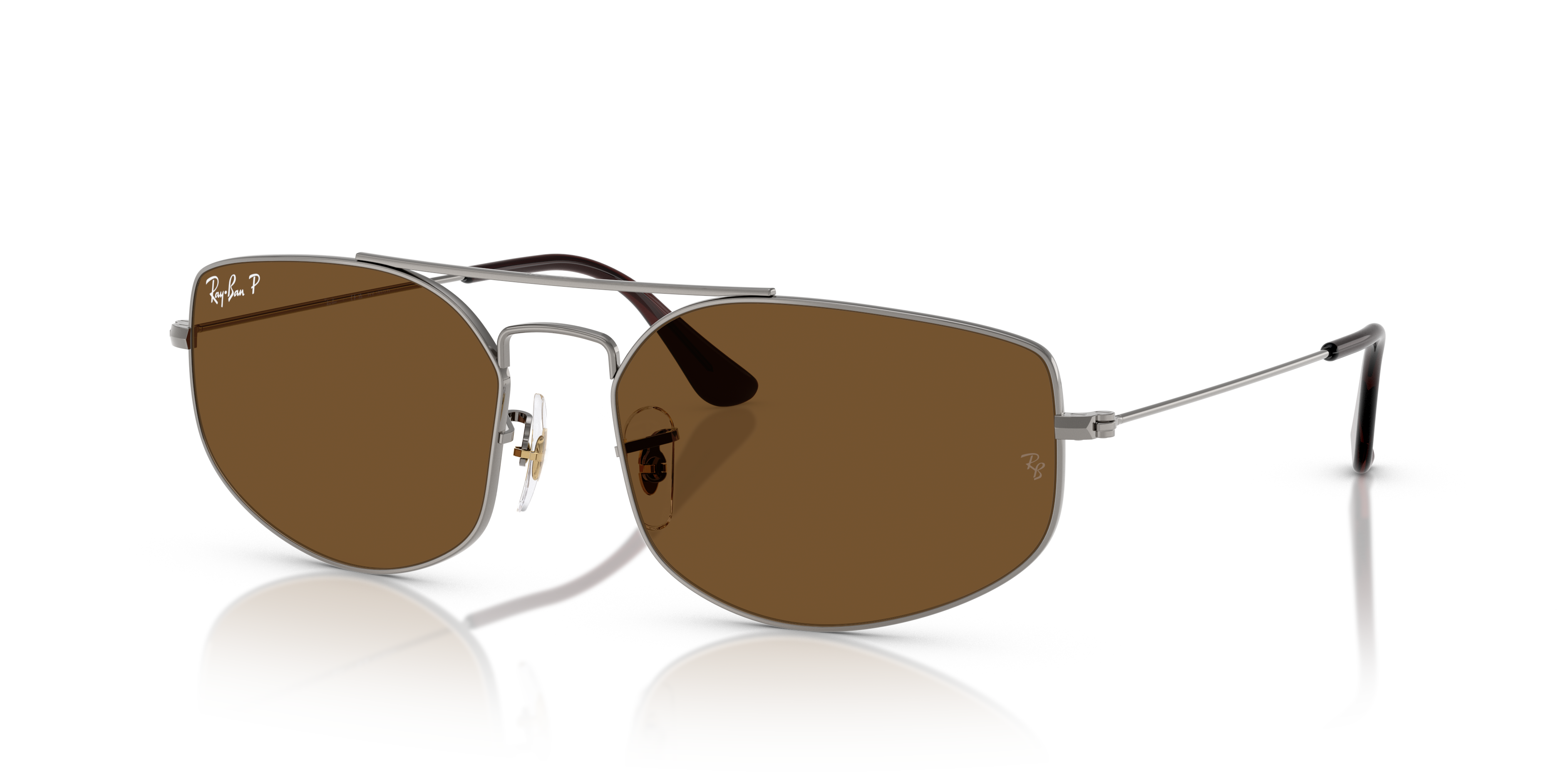 Explorer V Sunglasses in Gunmetal and B-15 Brown - RB3845 | Ray-Ban® US