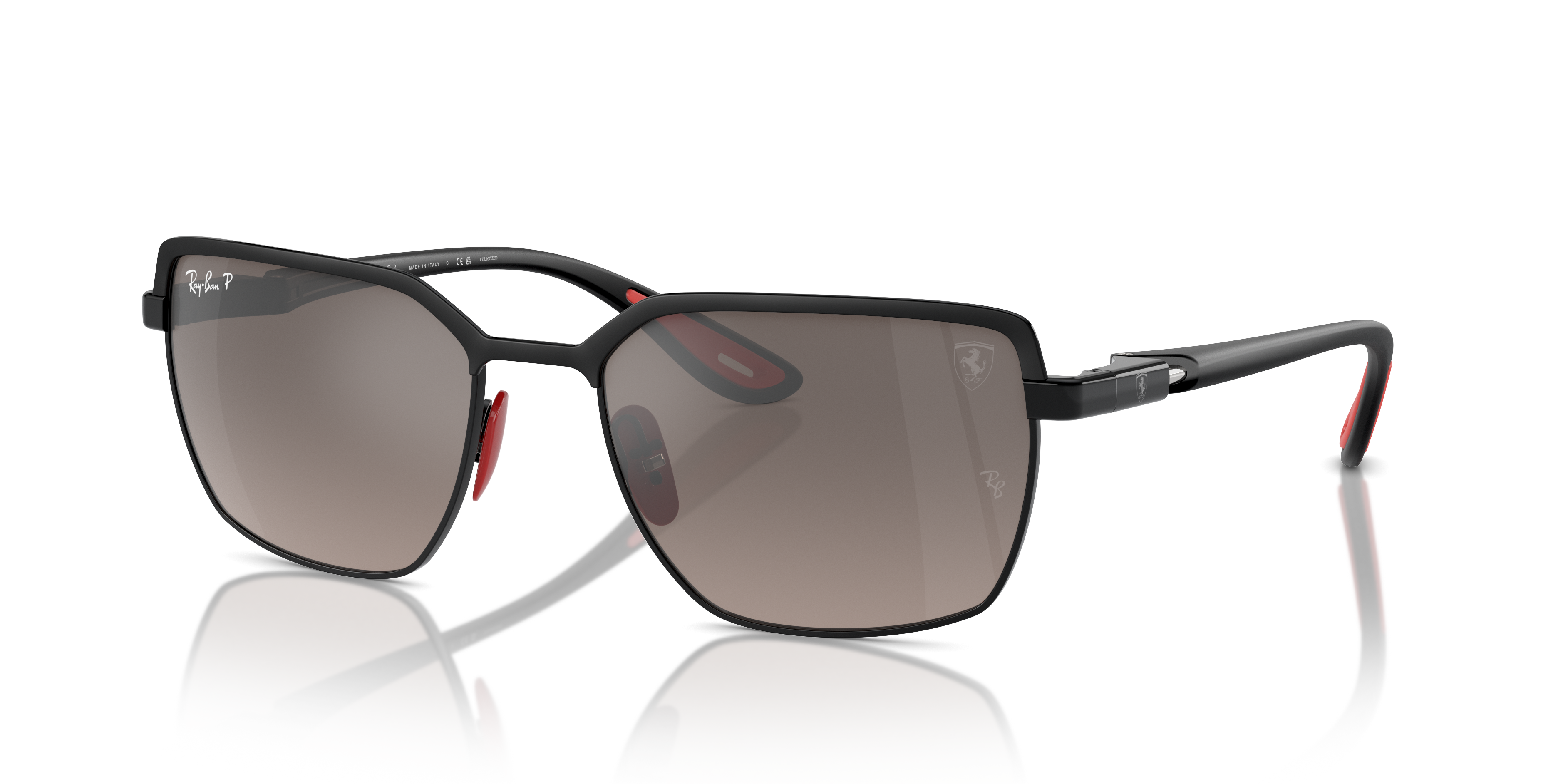 Rb3743m Scuderia Ferrari Collection Sunglasses in Black On Black and ...