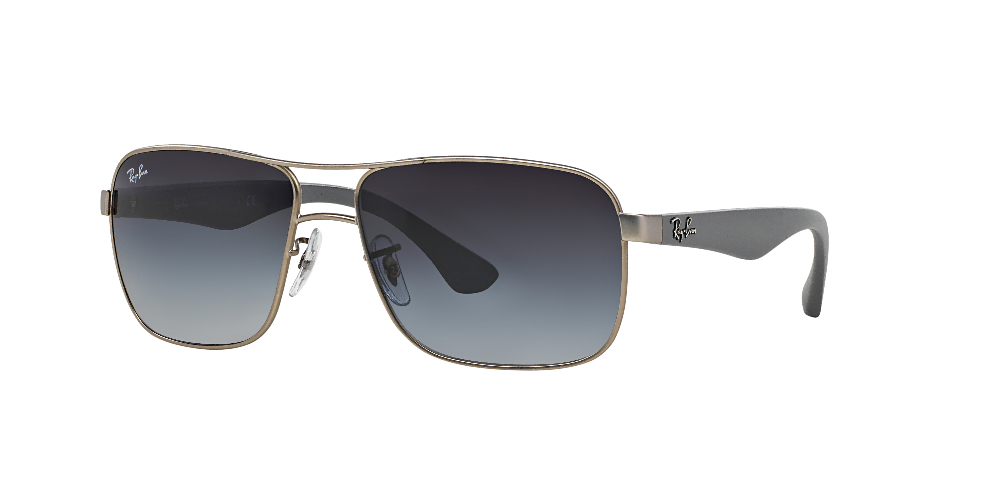 Rb3516 Sunglasses in Matte Silver and Gradient Grey - RB3516 | Ray-Ban® US