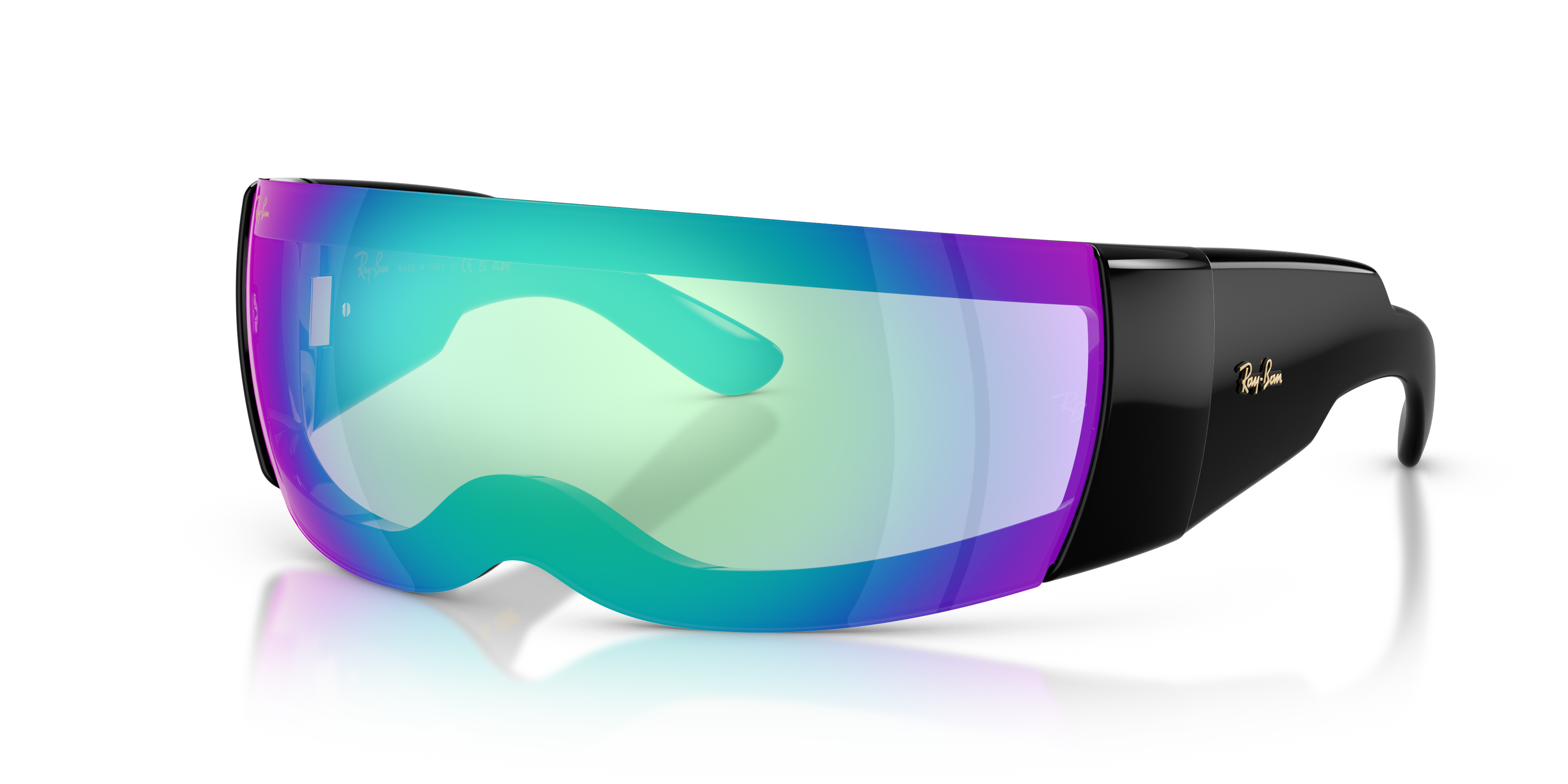 Ultra Wrap 002 Next Generation Collection Sunglasses in Black and Light ...