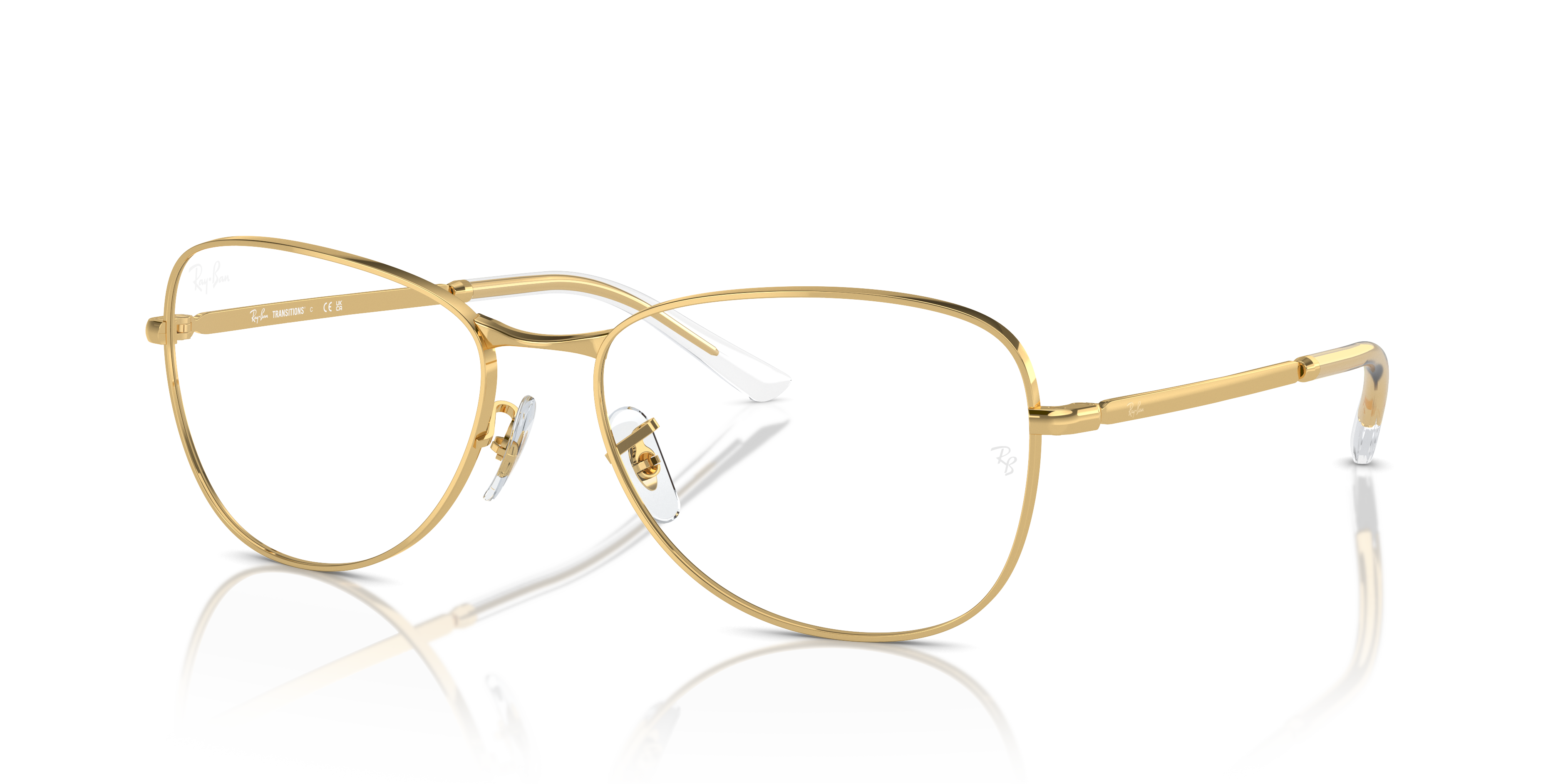 Rb3733 Transitions® Sunglasses in Polished Arista Gold and Clear/Grey ...