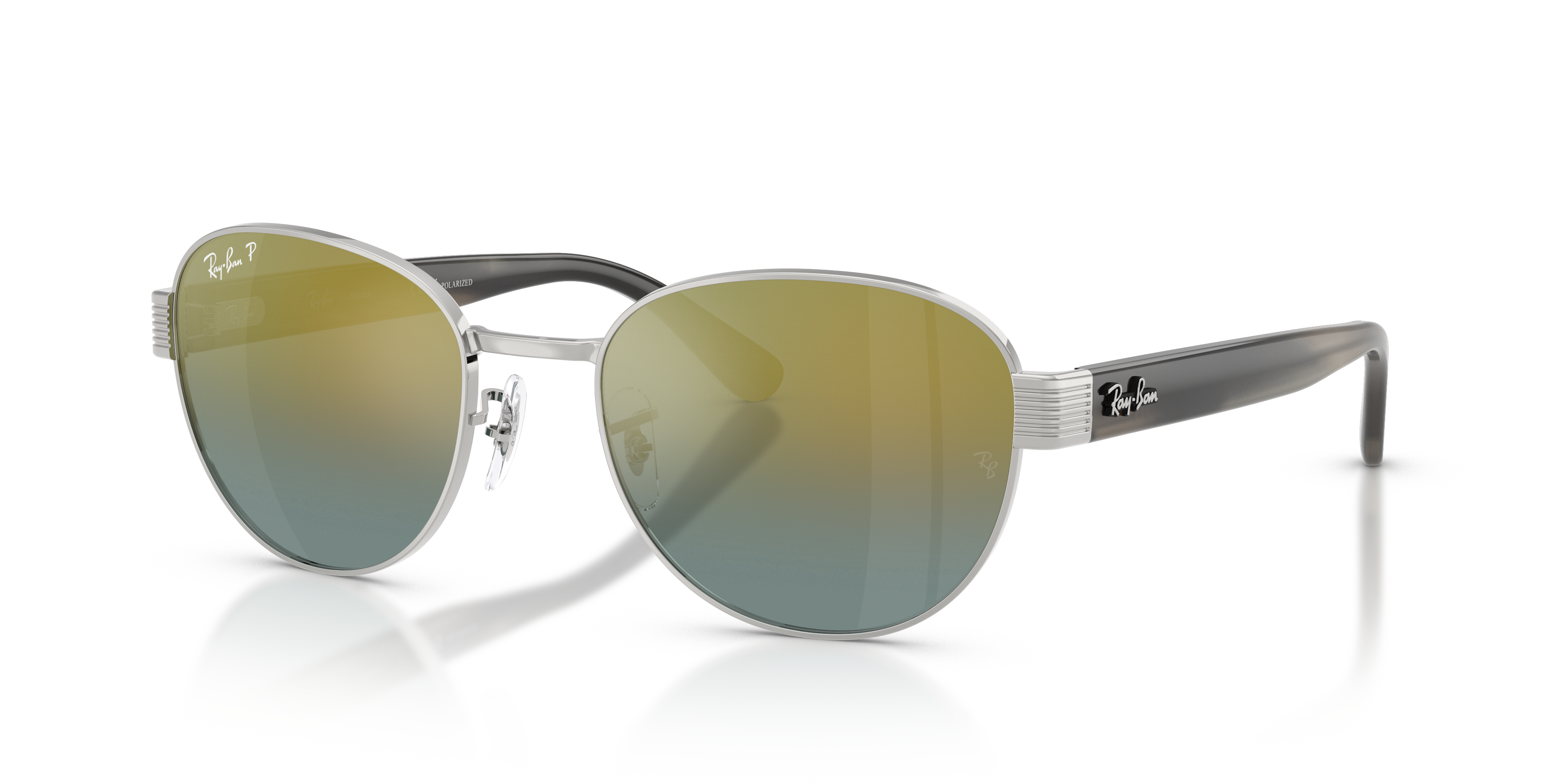 Gafas de Sol Rb3766ch Chromance en Plateado y Dorado degradado ...