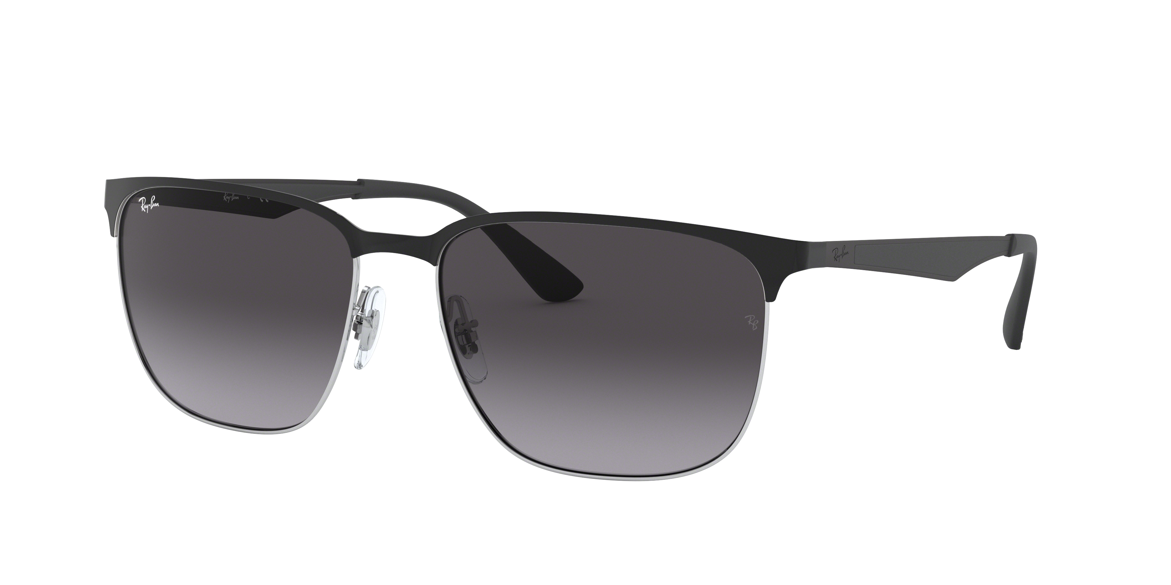 Rb3569 Sunglasses in Black On Silver and Grey Gradient - RB3569 | Ray ...