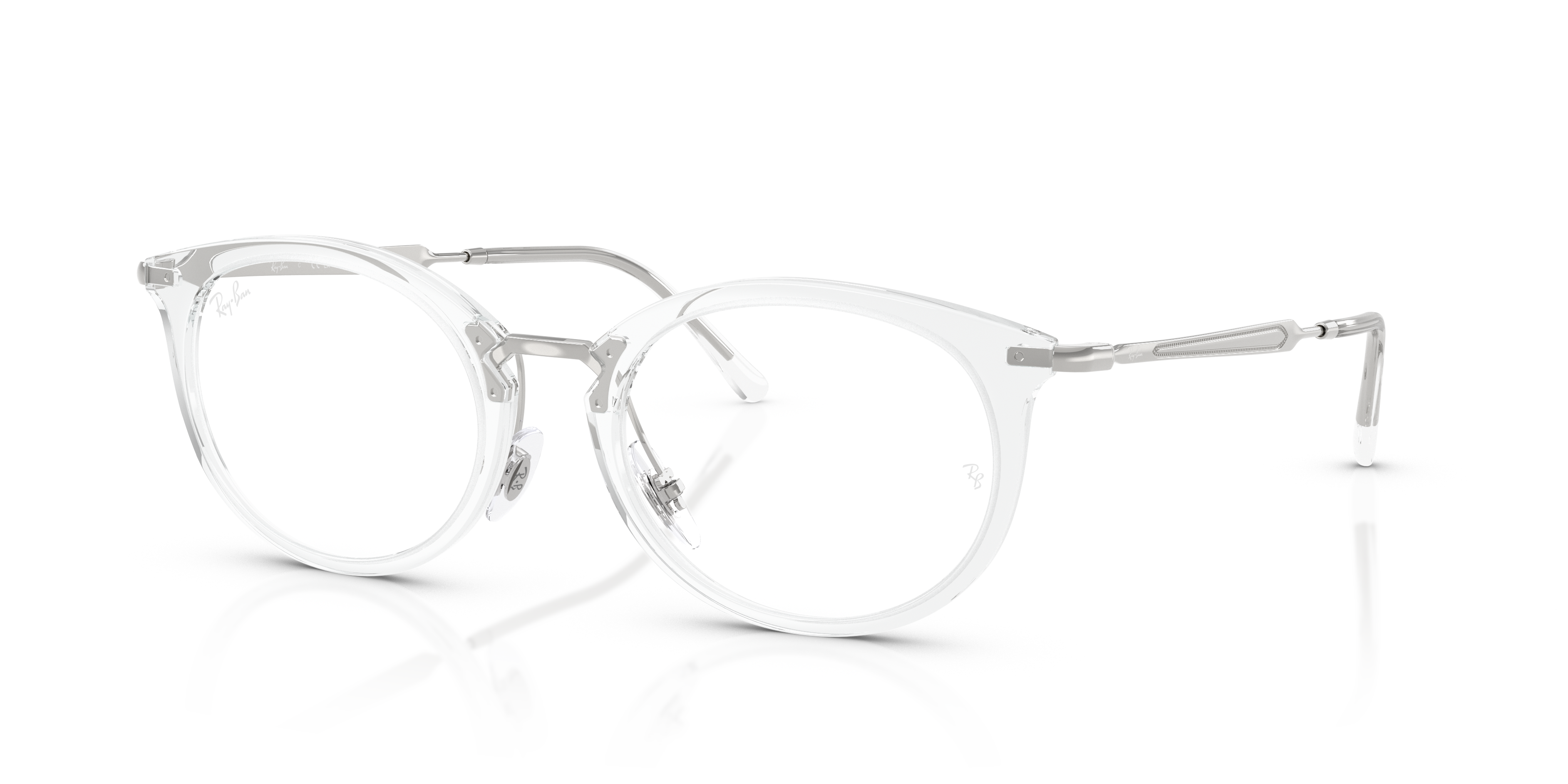 Rb7255 Optics Eyeglasses with Transparent Frame - RB7255 | Ray-Ban® IE