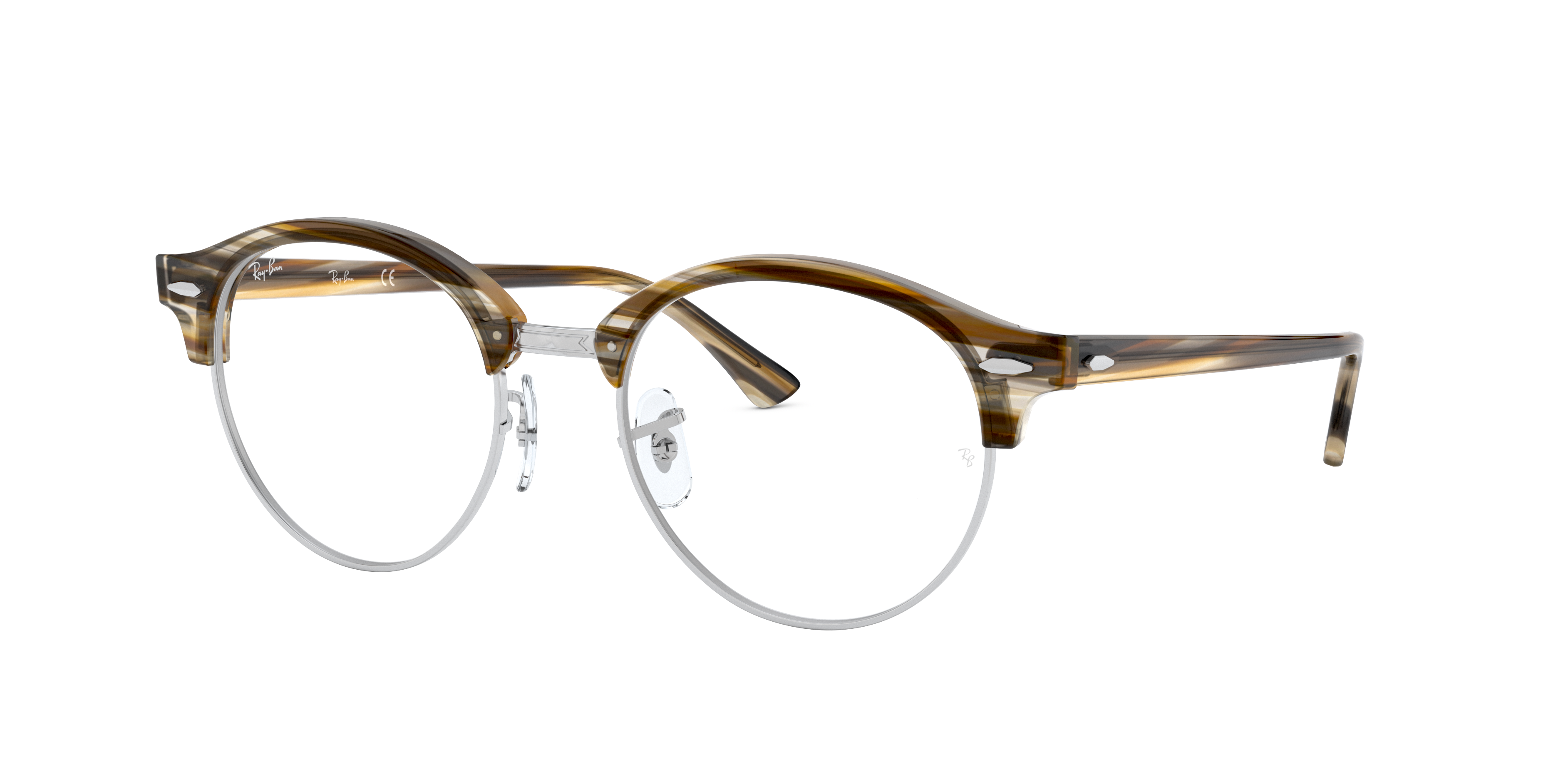 Clubround Optics Eyeglasses with Grey Frame - RB4246V | Ray-Ban®