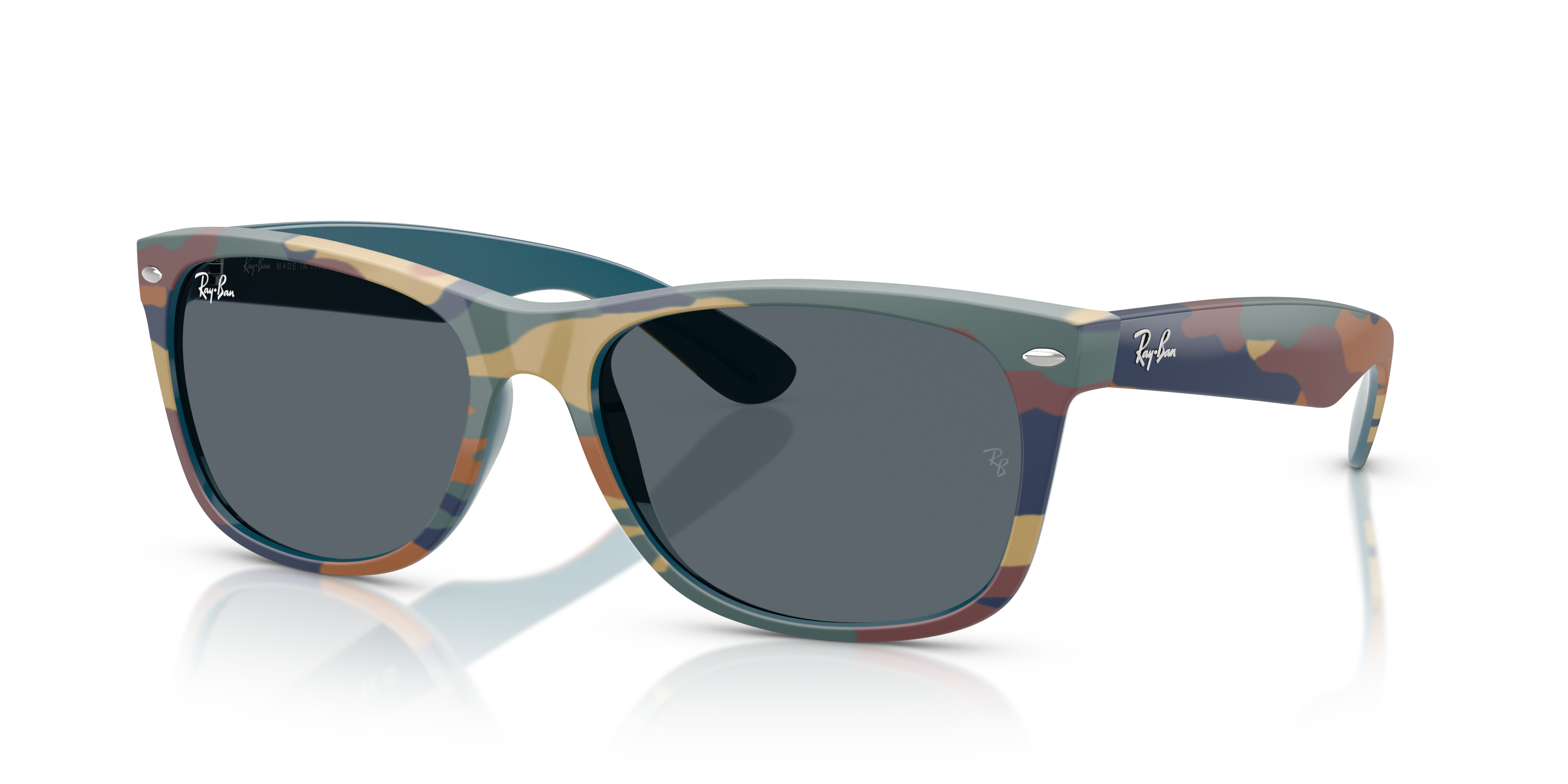 New Wayfarer Classic Sunglasses in Blue & Blue Camuflage and Blue ...