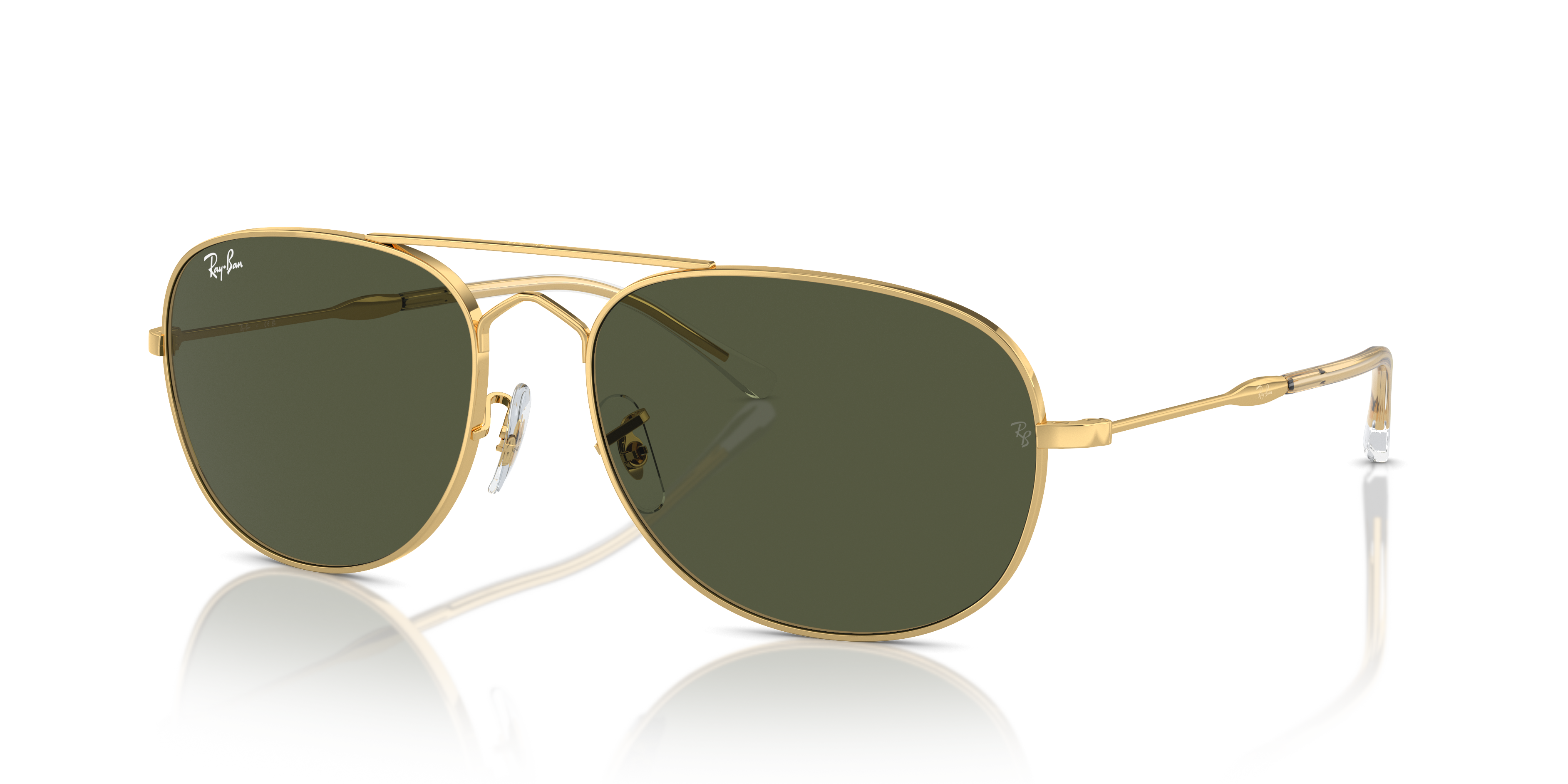 Bain Bridge Sunglasses in Arista Gold and Green - RB3735 | Ray-Ban® US