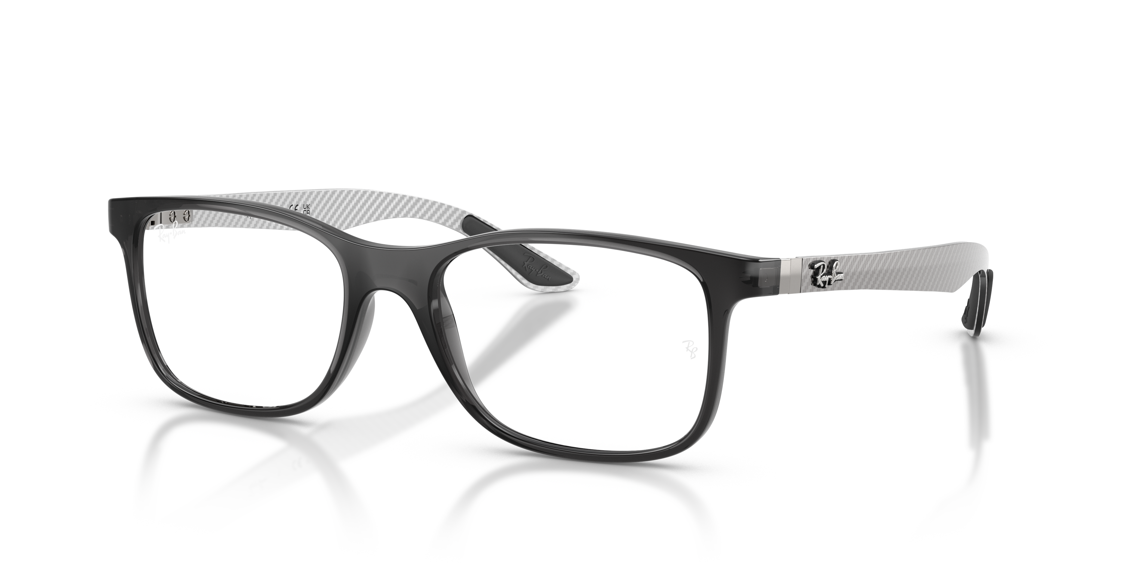 Rb8903 Optics Eyeglasses with Transparent Grey Frame - RB8903 | Ray-Ban® IE