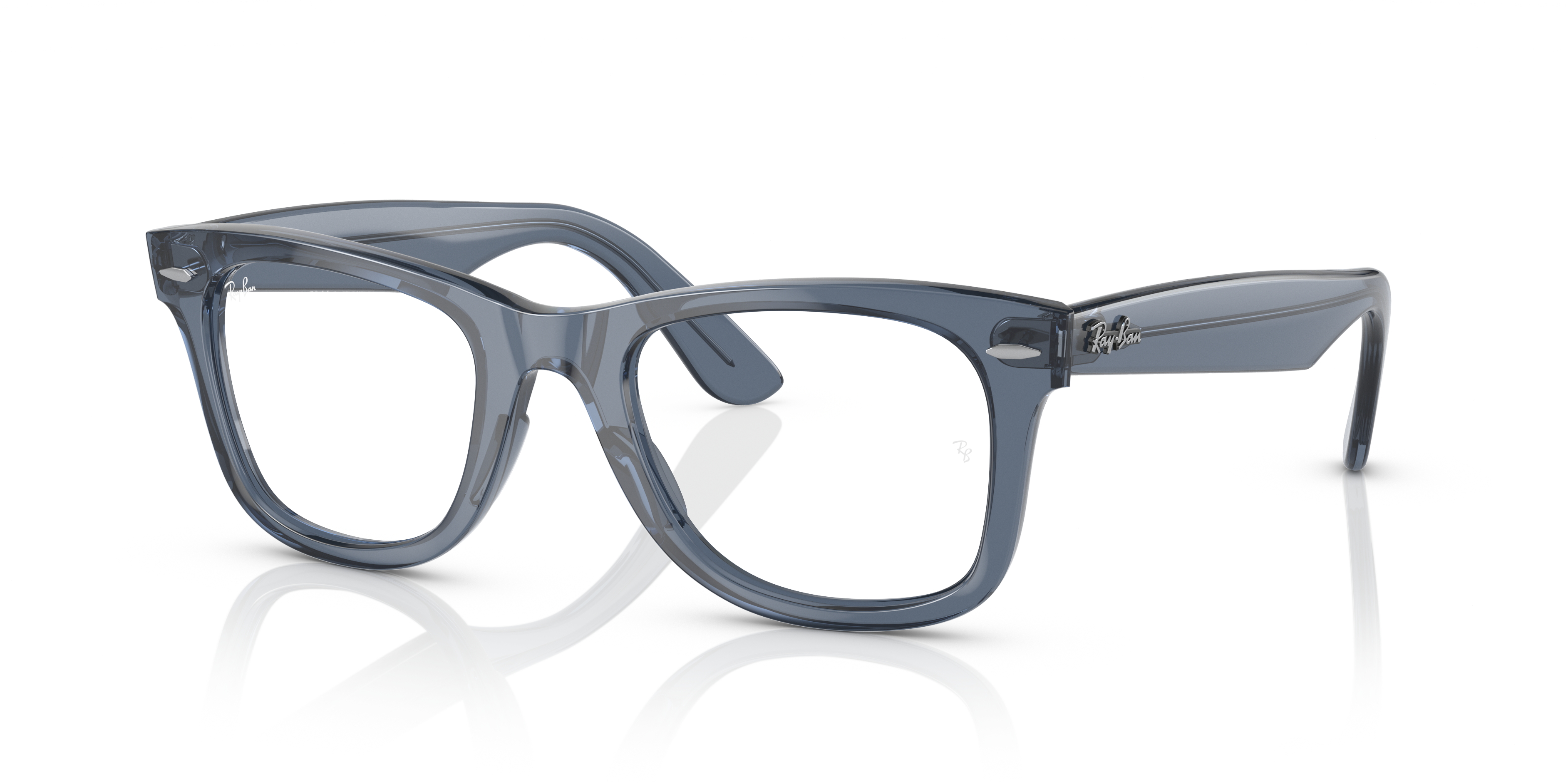 Lentes de Vista Wayfarer Ease Optics con Armazón Azul Oscuro Traslúcido ...