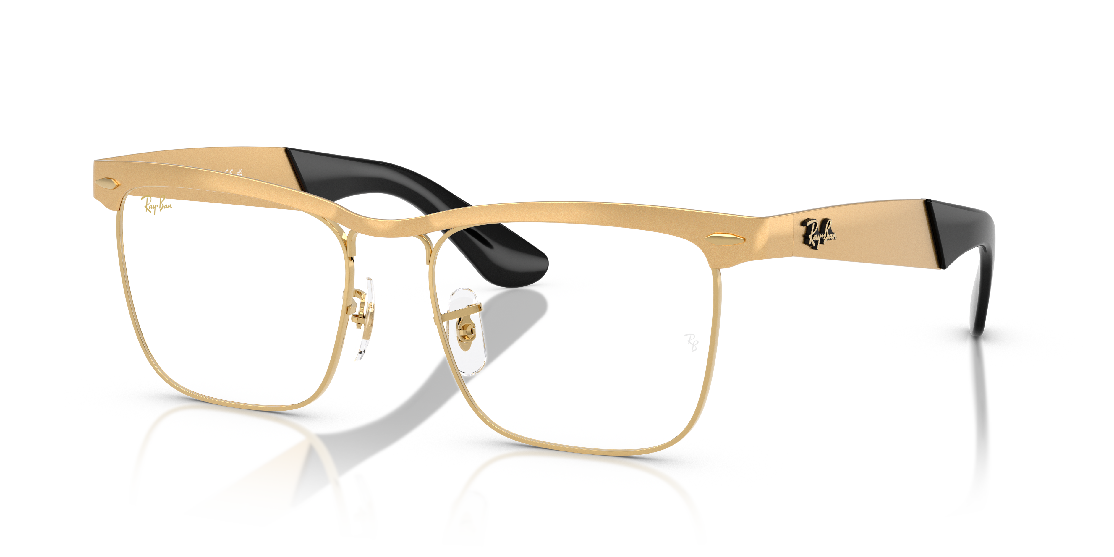 Wayfarer Deluxe Optics Brillen mit Sandblasted Legend Gold Rahmen ...