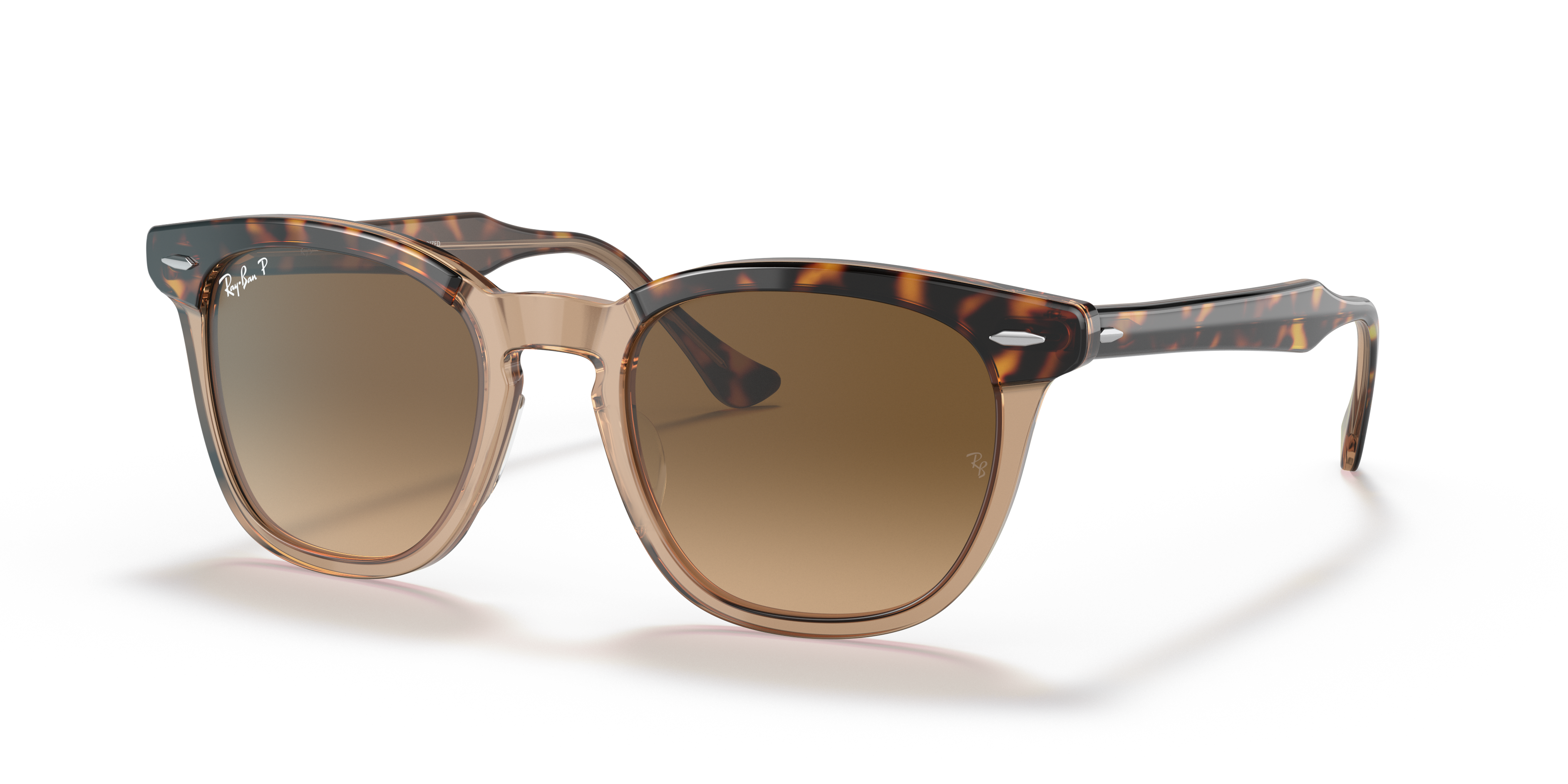 Hawkeye Sunglasses in Polished Havana On Transparent Brown and Brown ...