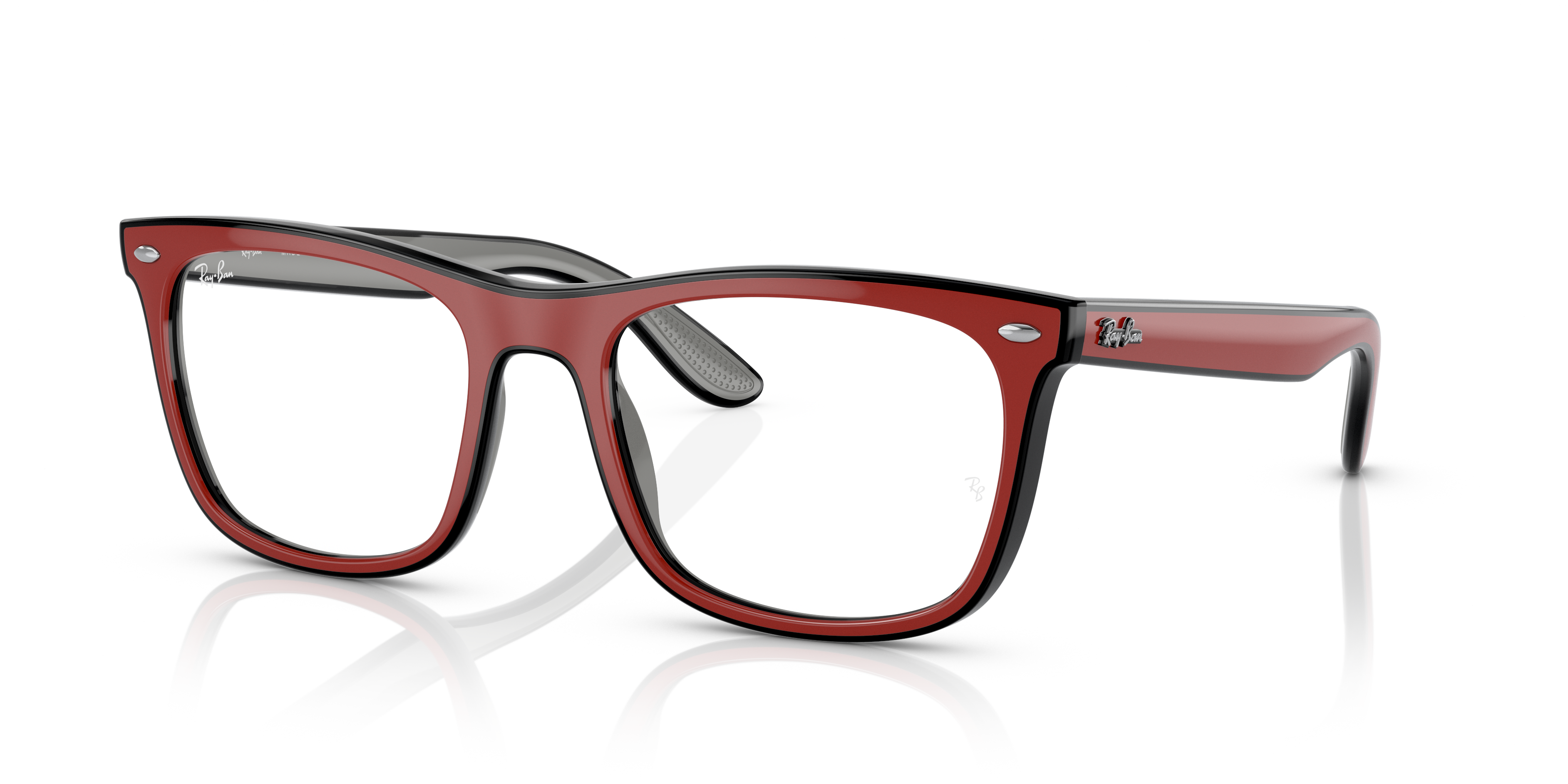 Rb7209 Optics Eyeglasses with Red Black Grey Frame - RB7209 | Ray-Ban® AU