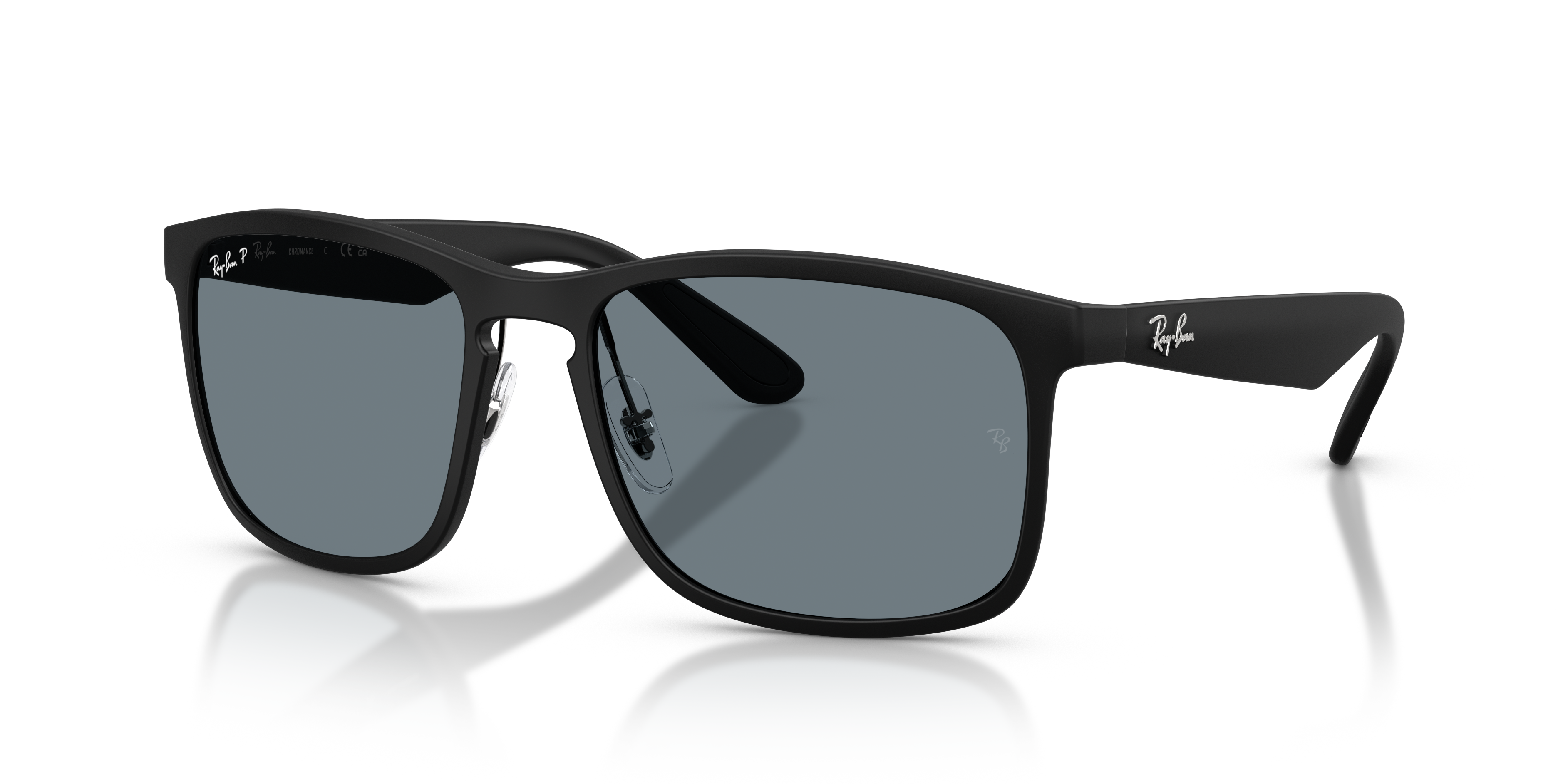 Rb4264ch Chromance Sunglasses in Preto Mate and Blue Chromance - RB4264 | Ray-Ban® PT