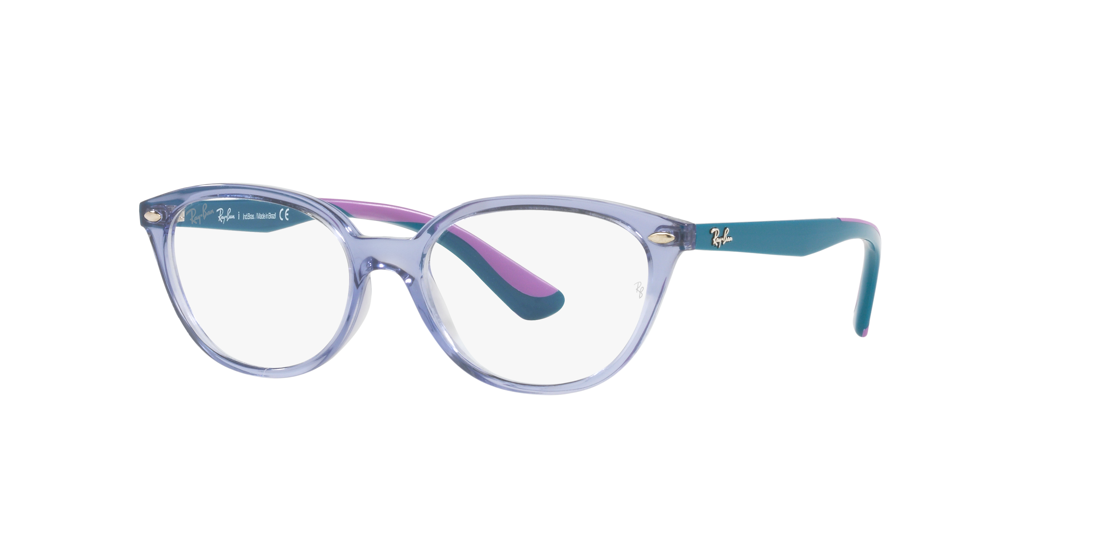Óculos de Grau Rb1612 Optics Kids com armação na cor Polido Violeta ...
