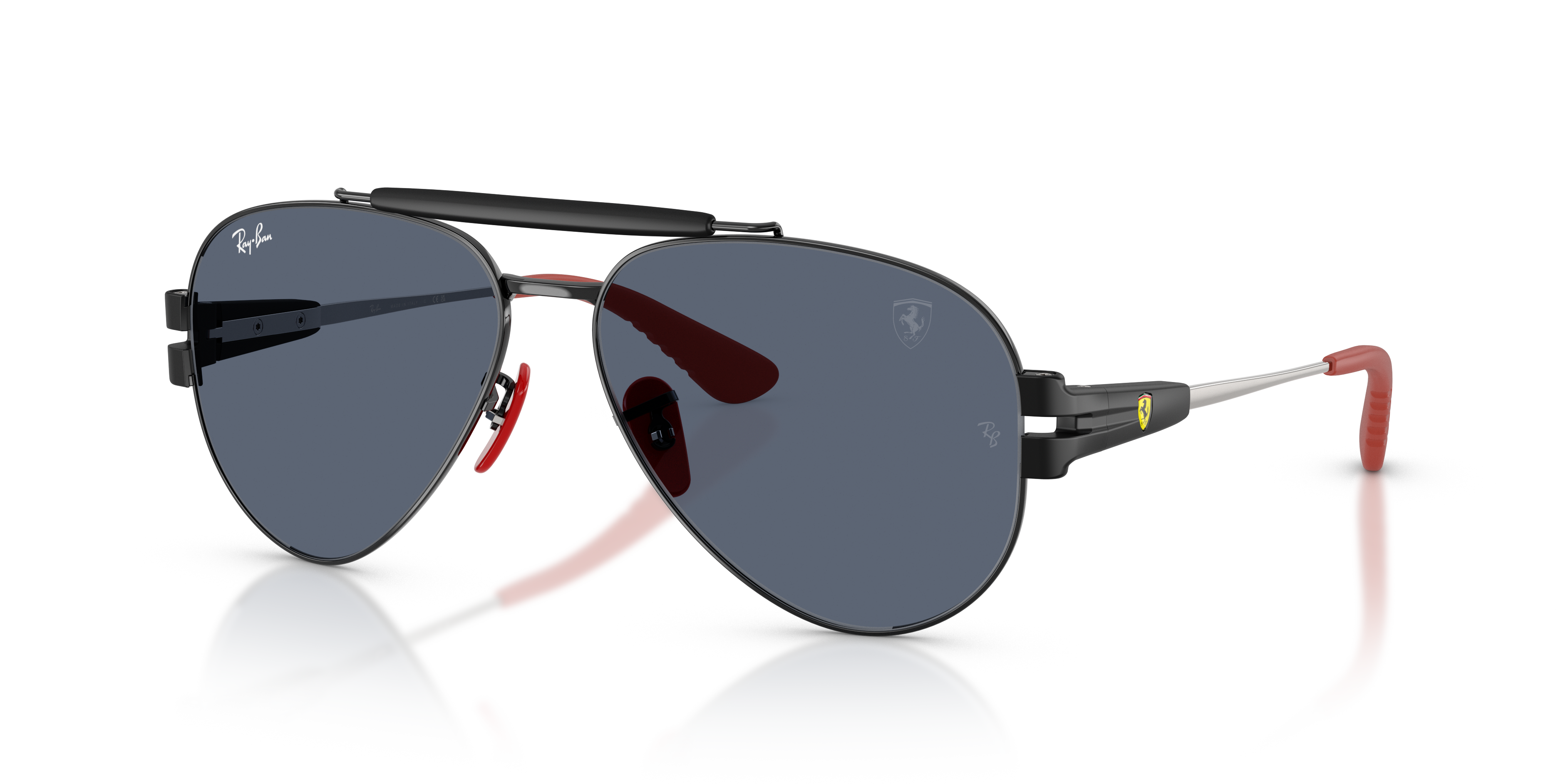 Rb3762m Scuderia Ferrari Collection Les lunettes de soleil Noir en Gris ...