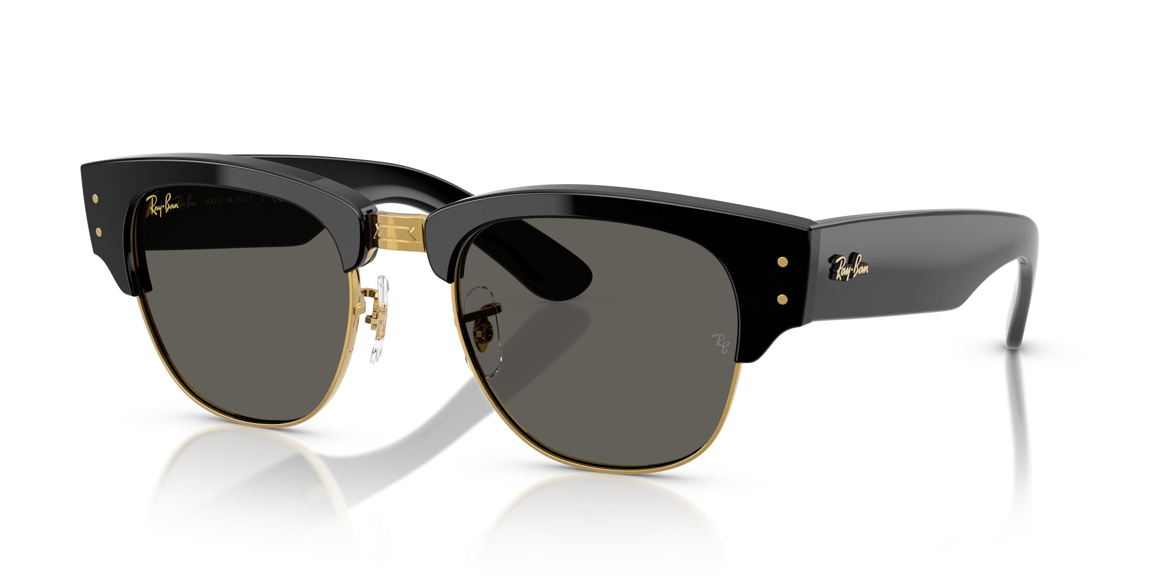 Lentes de sol Mega Clubmaster Blacked Out Collection en Negro sobre ...