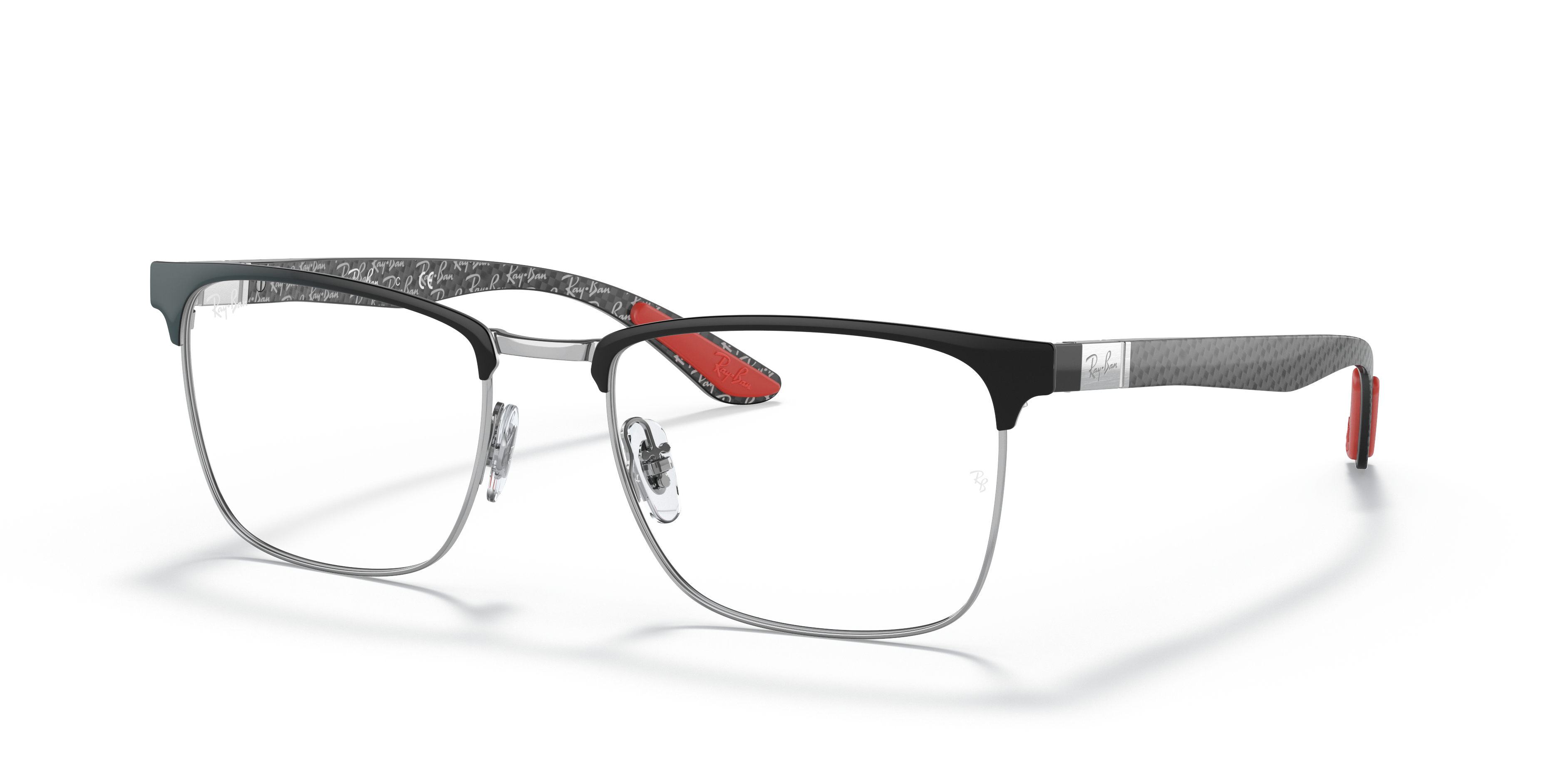 Rb8421 Optics Eyeglasses with Black On Silver Frame - RB8421 | Ray-Ban® US