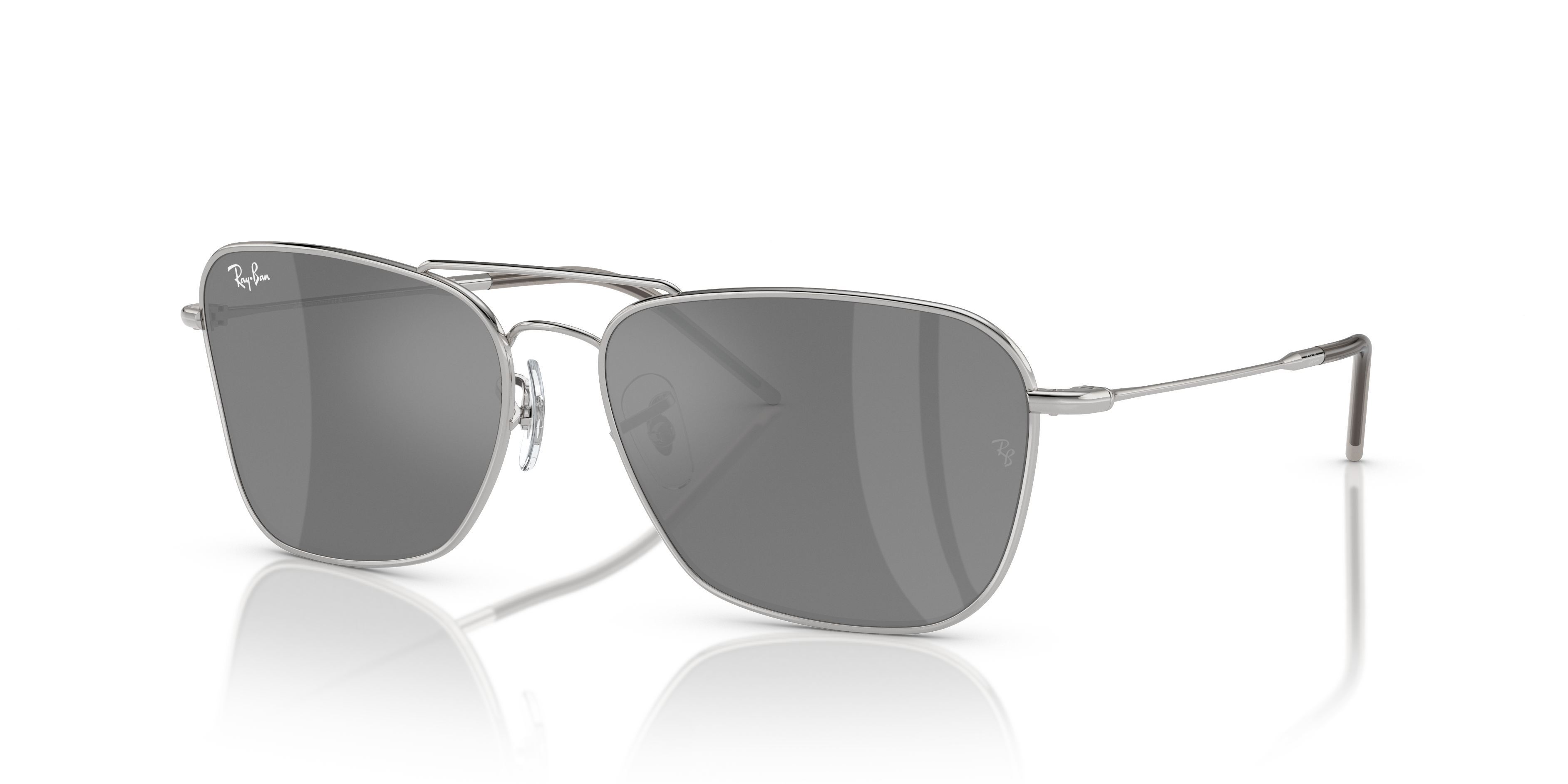 Caravan Reverse Sunglasses in Silver and Silver - RBR0102S | Ray-Ban® US
