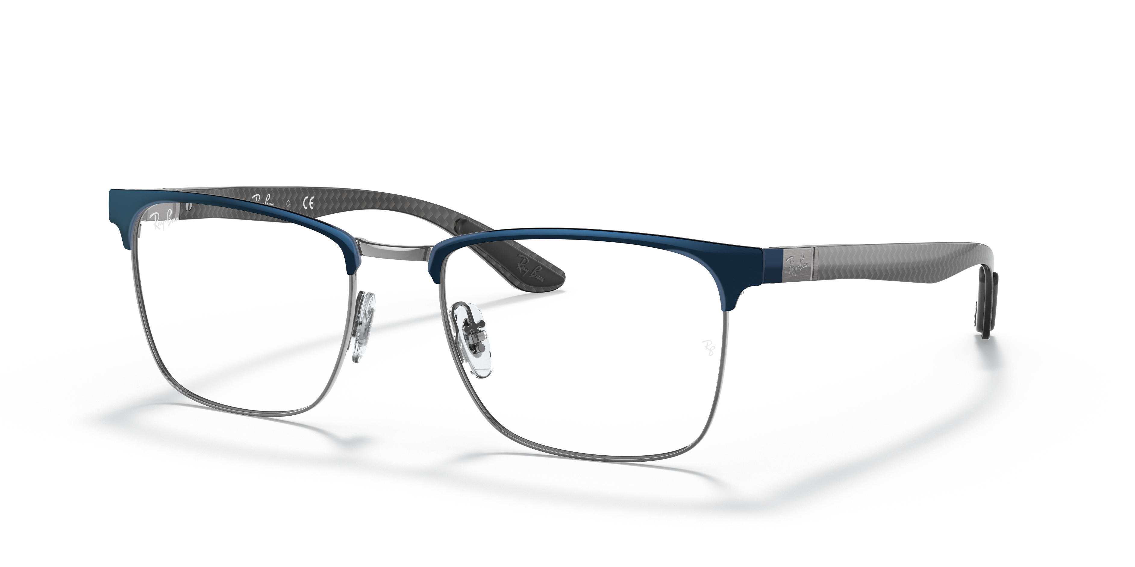 Rb8421 Optics Eyeglasses with Blue On Gunmetal Frame - RB8421 | Ray-Ban® US