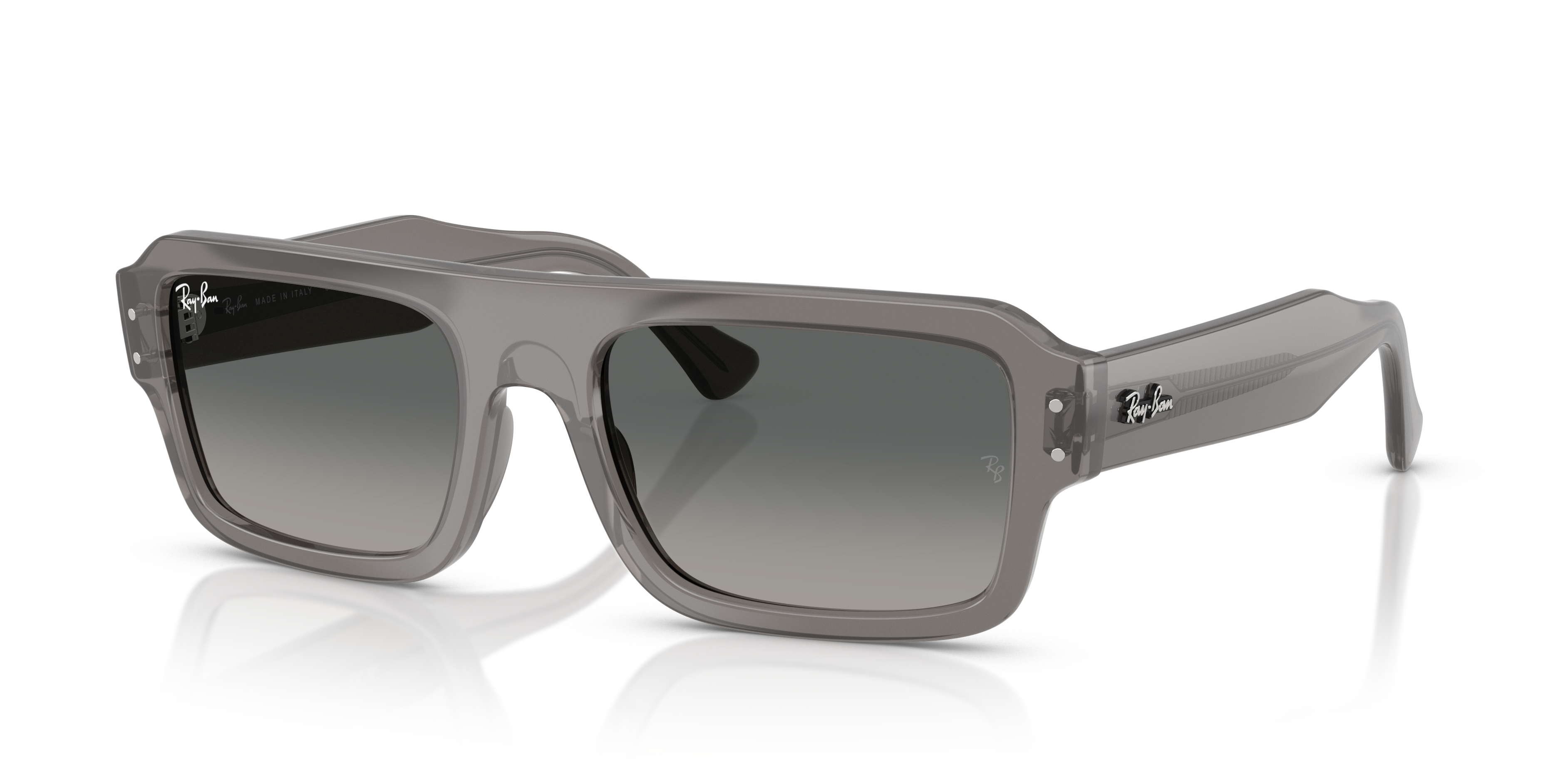 Flacko Bio-based Les lunettes de soleil Transparent Gris en Dégradé ...