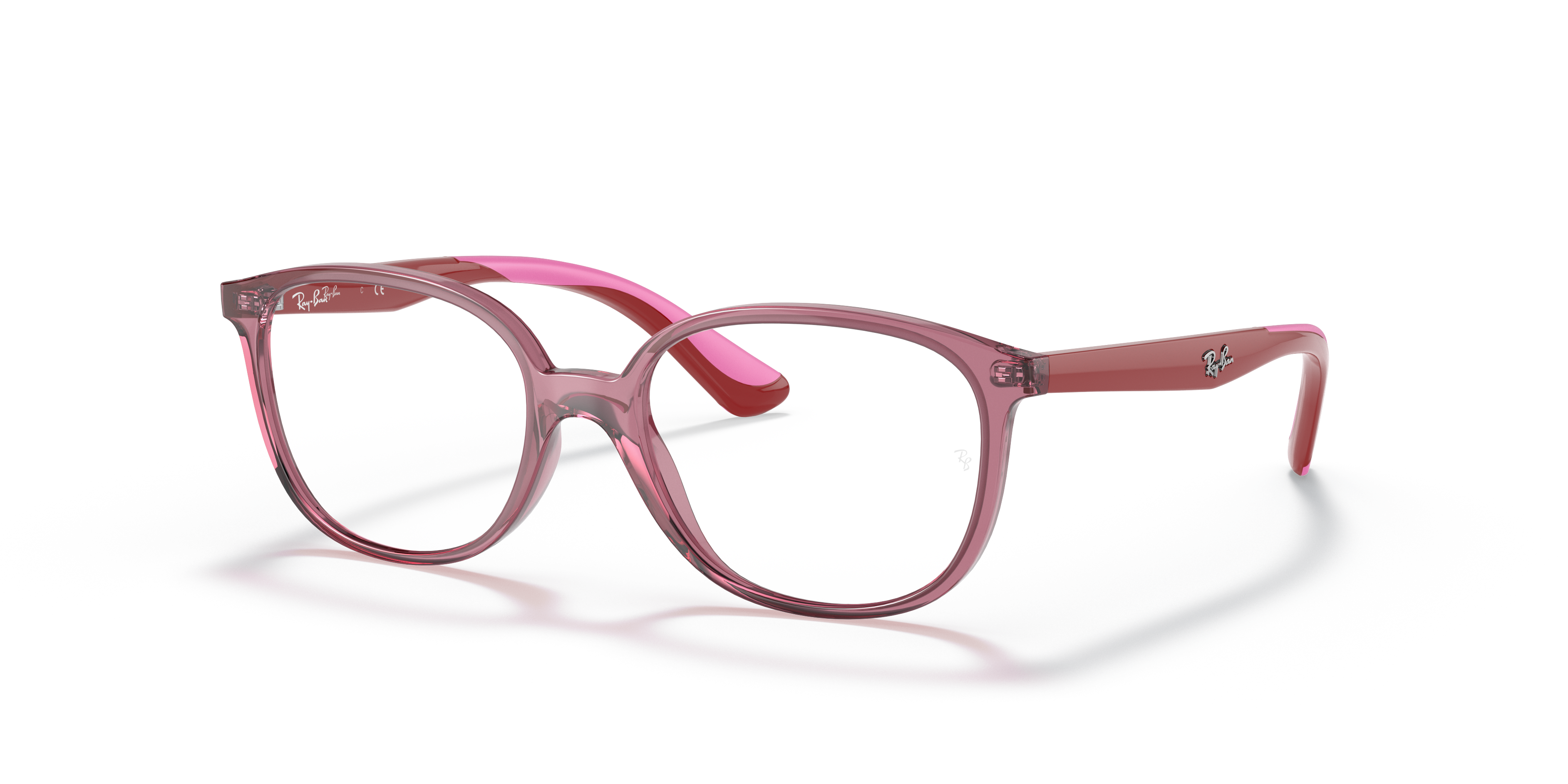 Rb1598 Optics Kids Eyeglasses with Transparent Red Frame - RY1598 | Ray ...