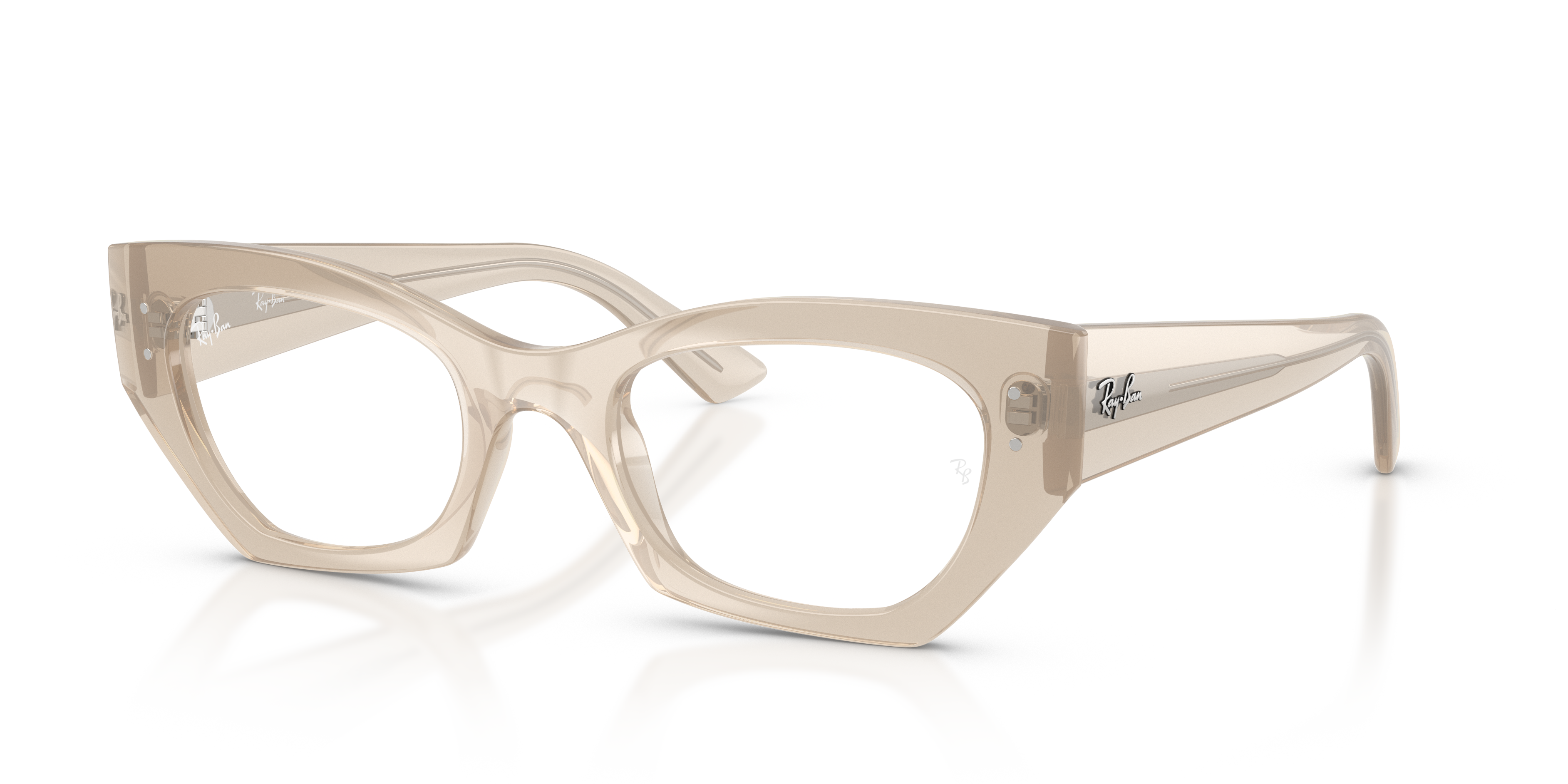 Occhiali da Vista Zena Optics Bio-based con montatura Bianco Cloudy ...