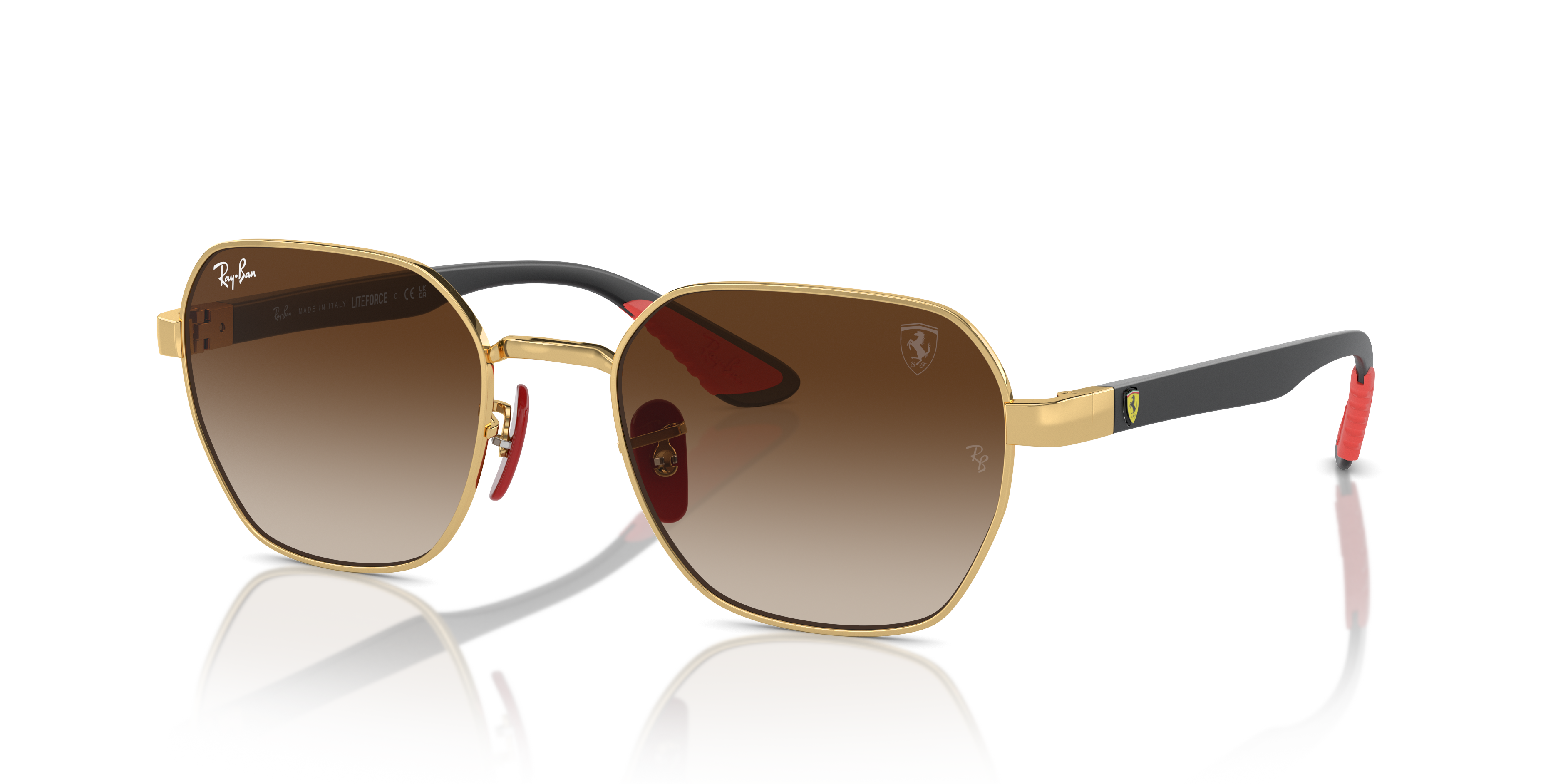 Rb3794m Scuderia Ferrari Collection Sunglasses in Polished Arista Gold ...