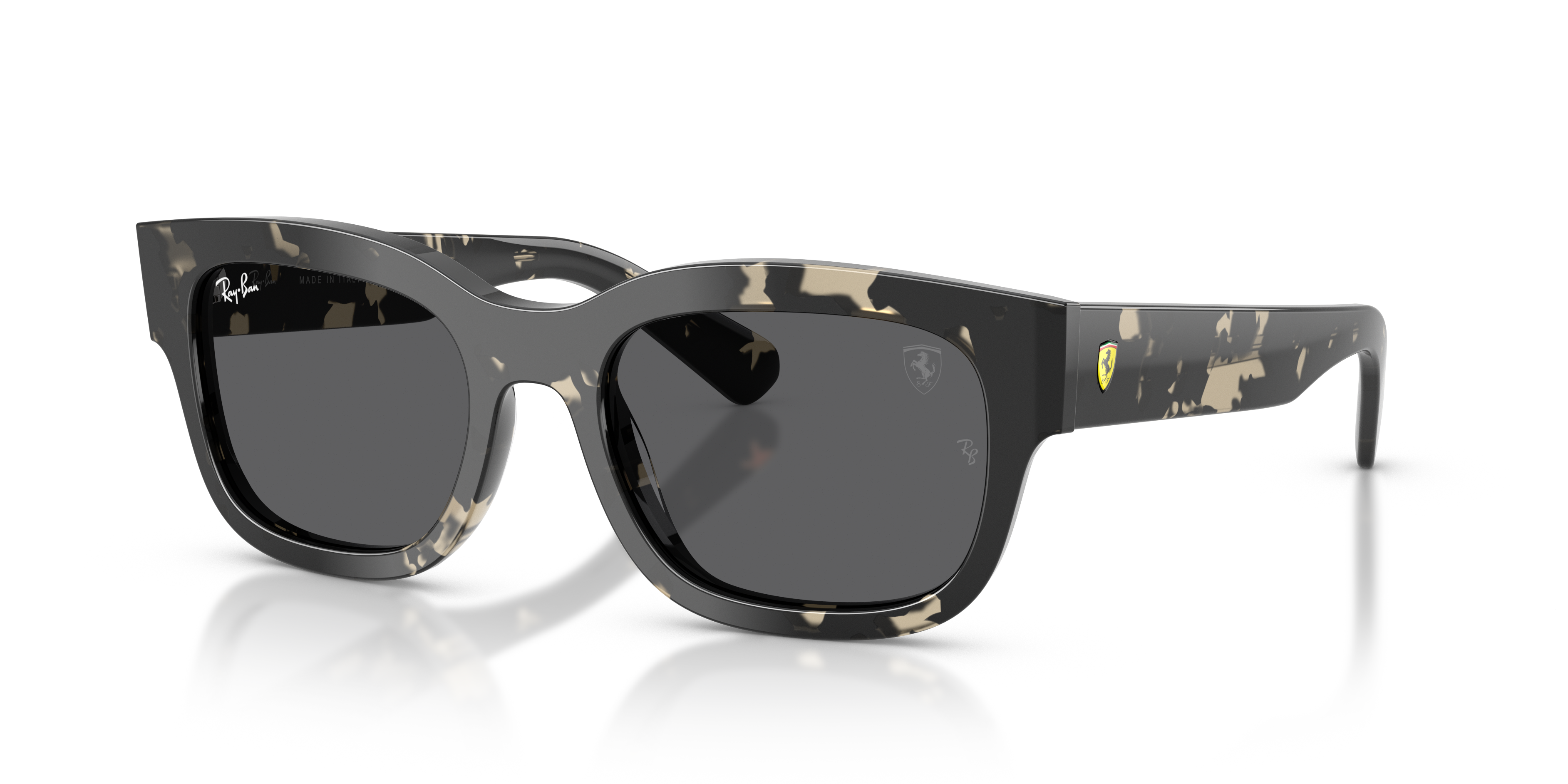 Rb2228m Scuderia Ferrari Collection Sunglasses in Polished Havana Grey ...