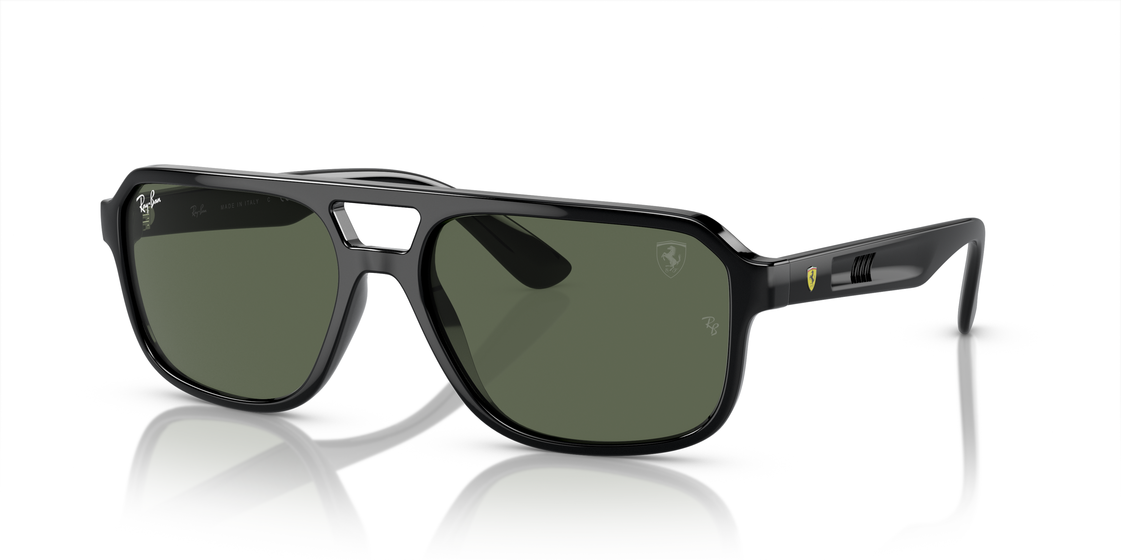 Rb4414m Scuderia Ferrari Collection Sunglasses in Black and Dark Green ...