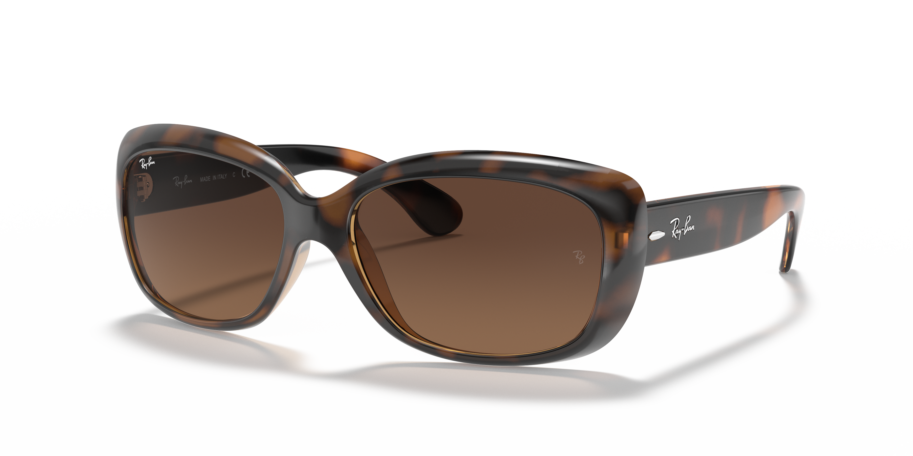 Jackie Ohh Sunglasses in Havana and Brown/Grey Gradient - RB4101 | Ray ...